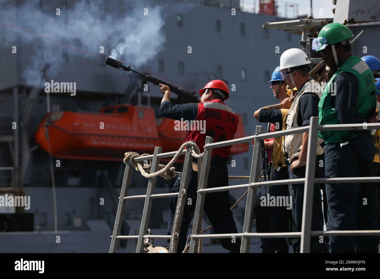 220918-N-AL206-1020 ATLANTIC OCEAN (Sept. 18, 2022) Gunner’s Mate 2nd ...