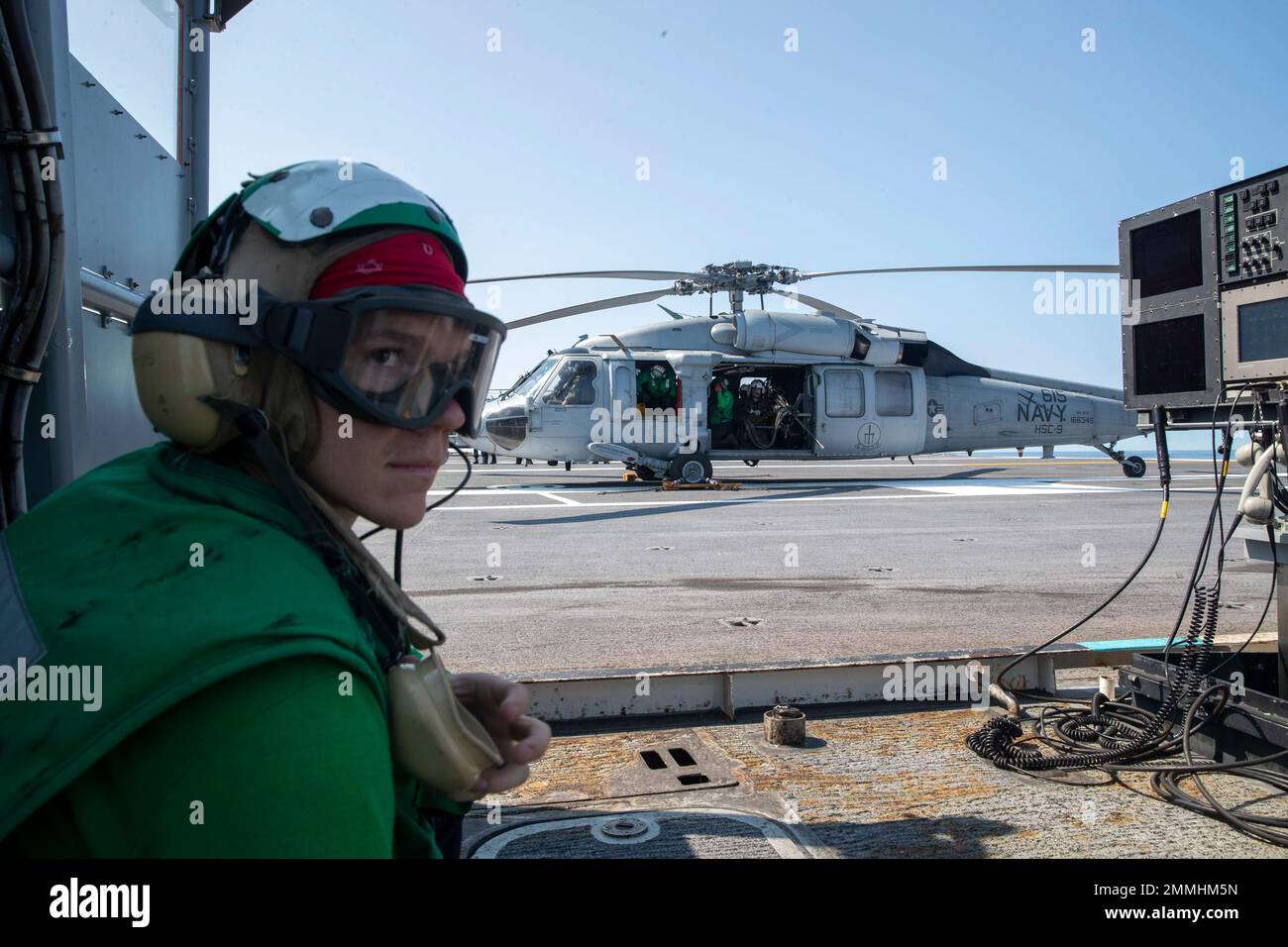 Interior Communications Electrician 3rd Class Colin Criestino, from ...