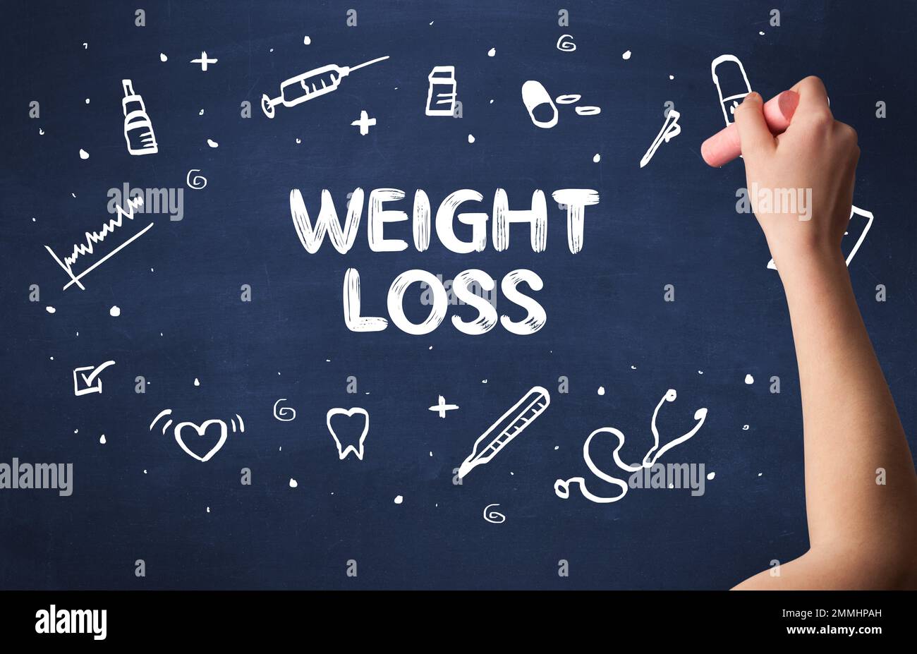 Hand drawing medical concept concept Stock Photo - Alamy