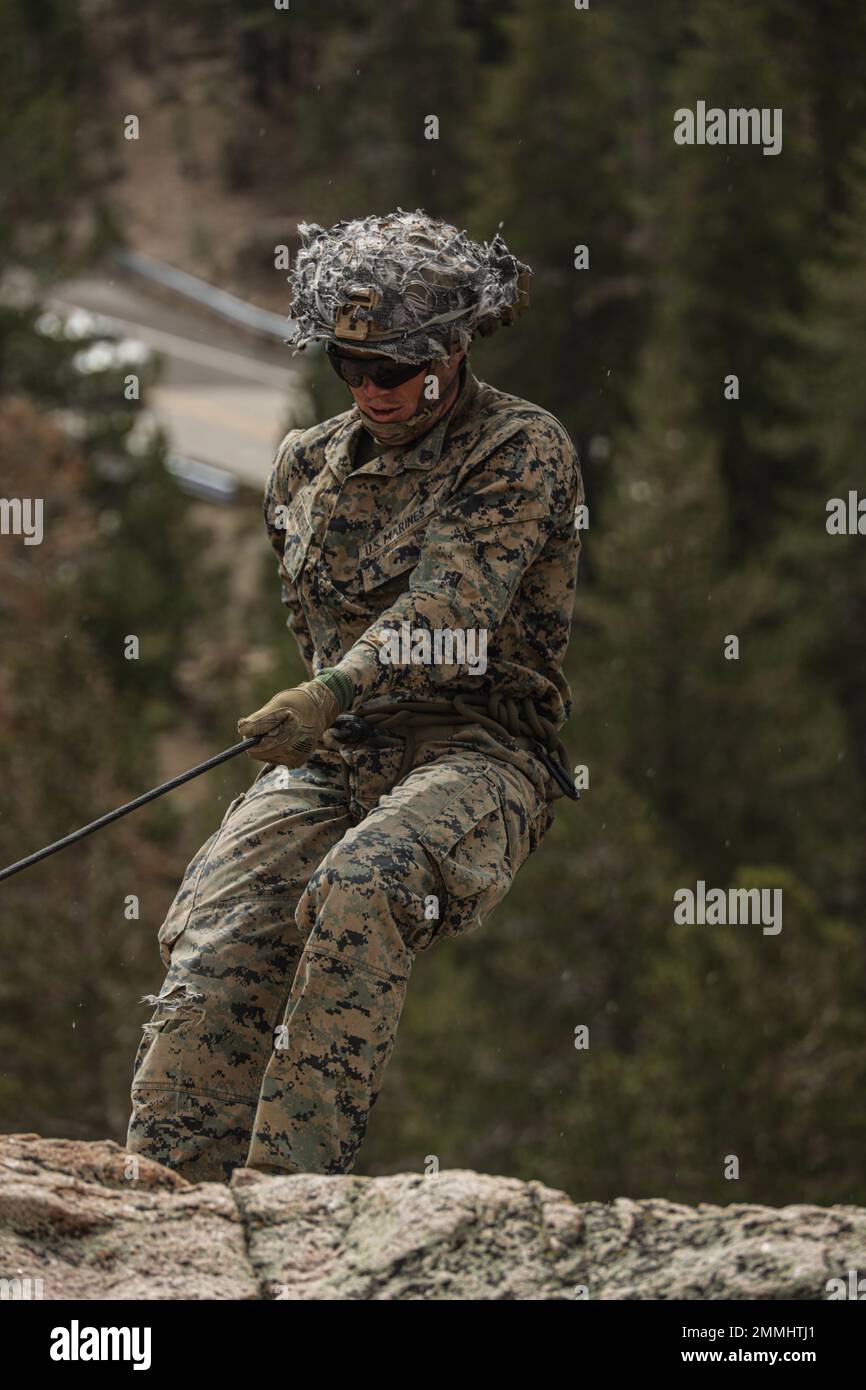 U.S. Marine Cpl. Mitchell Gullett, a rifleman with Echo Company, 2nd ...