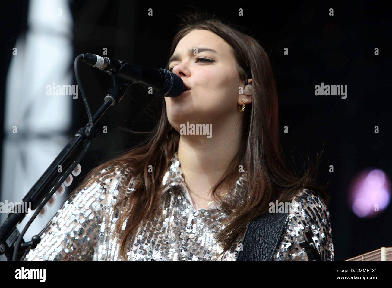 Klara Soderberg with First Aid Kit performs during Music MidTown 2018 ...