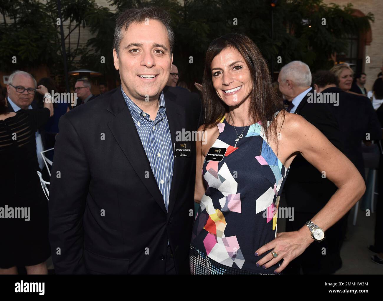 EXCLUSIVE - Steve Spignese, left, and Allison Binder attend the 2018 ...