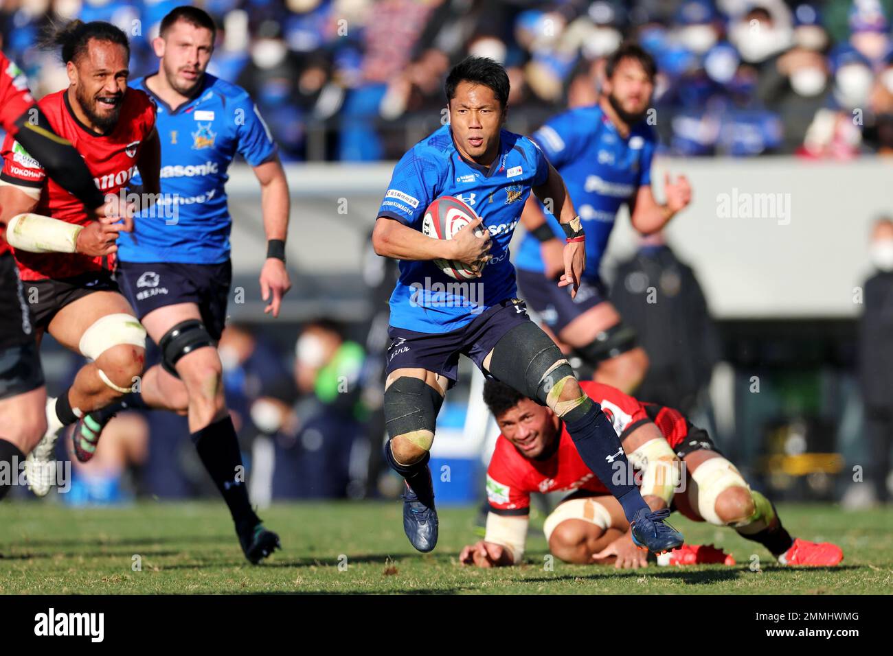 Kumagaya Rugby Stadium, Saitama, Japan. 28th Jan, 2023. Takuya Yamasawa ...
