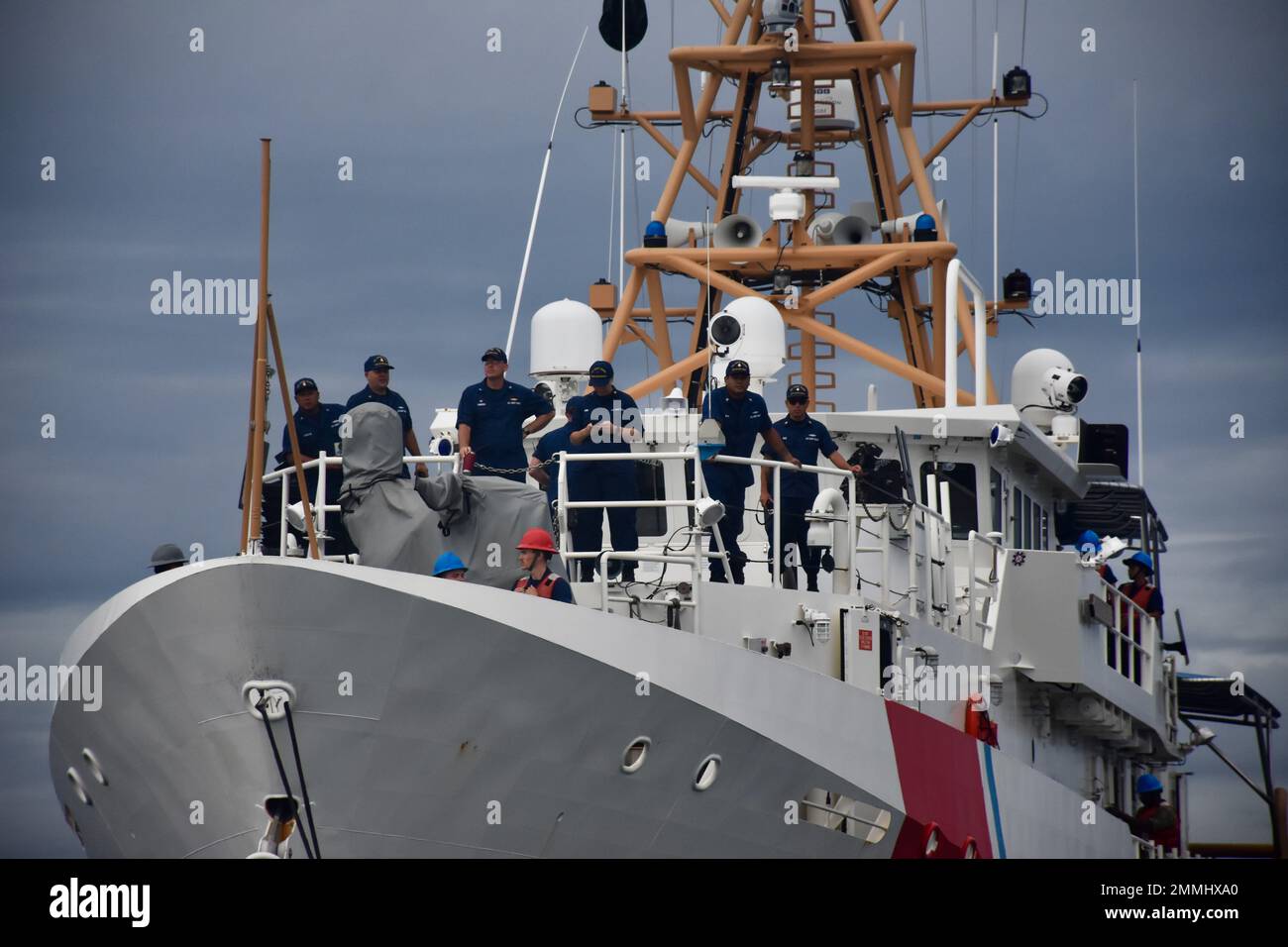 The Sentinel-class fast response cutter USCGC Oliver Henry (WPC 1140 ...