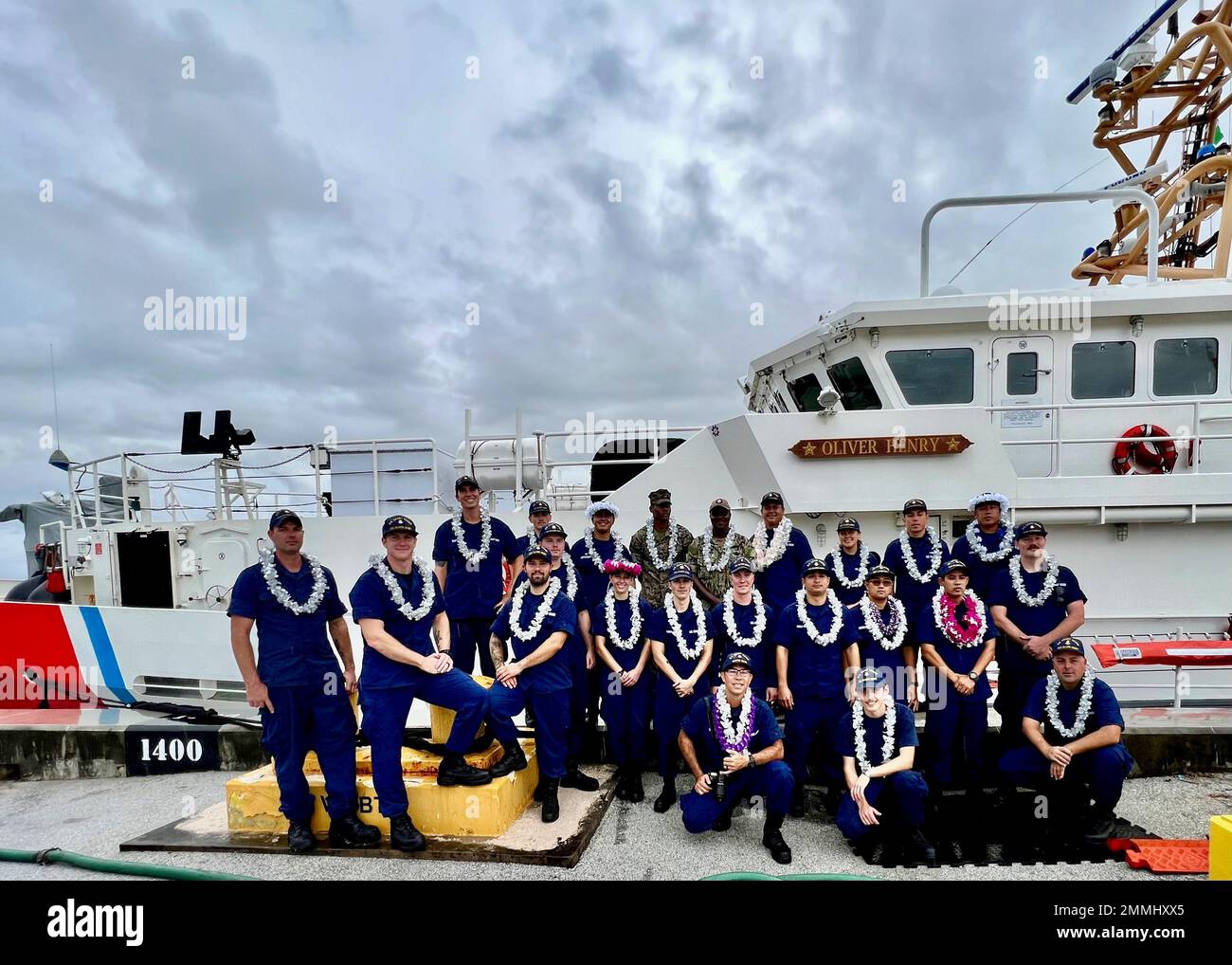 The Sentinel-class fast response cutter USCGC Oliver Henry (WPC 1140 ...