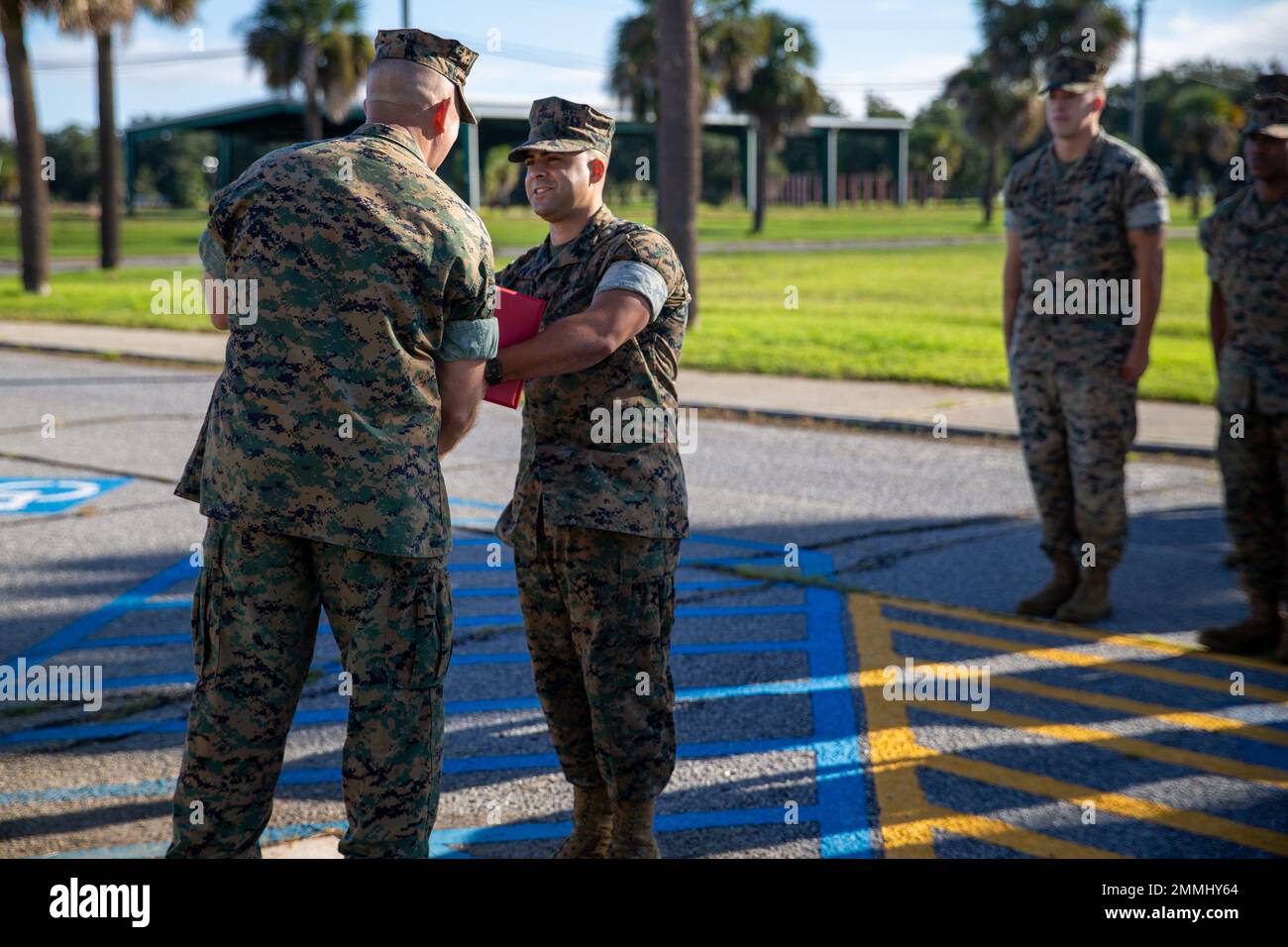 U.S. Marine Corps Col. Lance J. Langfeldt, the 6th Marine Corps ...