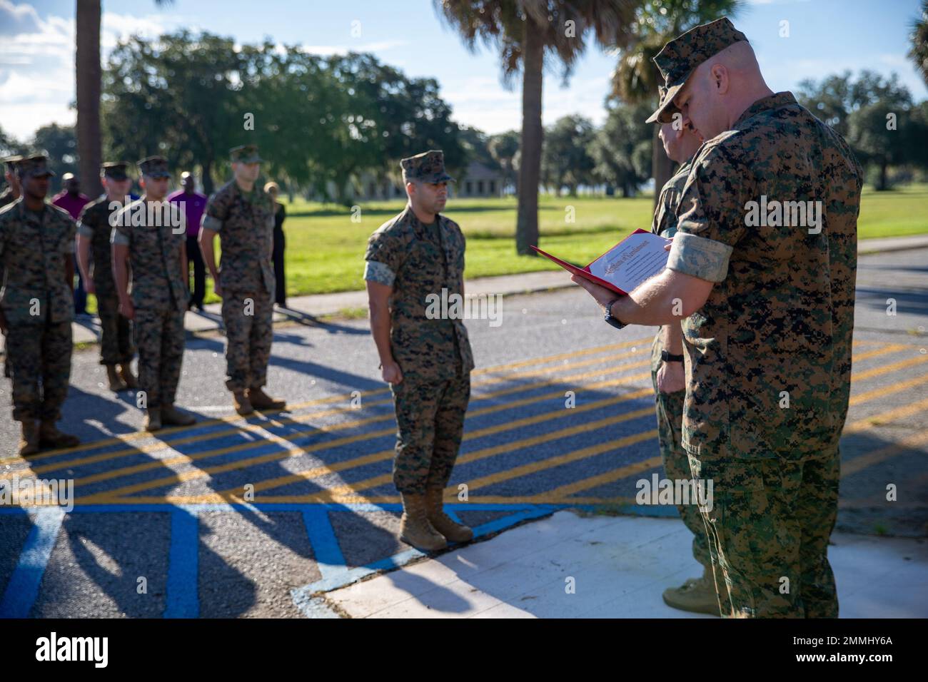 U.S. Marine Corps Gunnery Sgt. Sean G. Linger, the logistics chief at ...