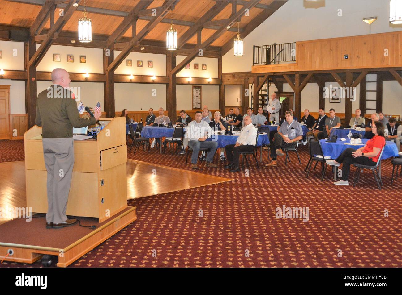 Pennsylvania Adjutant General Maj. Gen. Mark Schindler speaks to ...