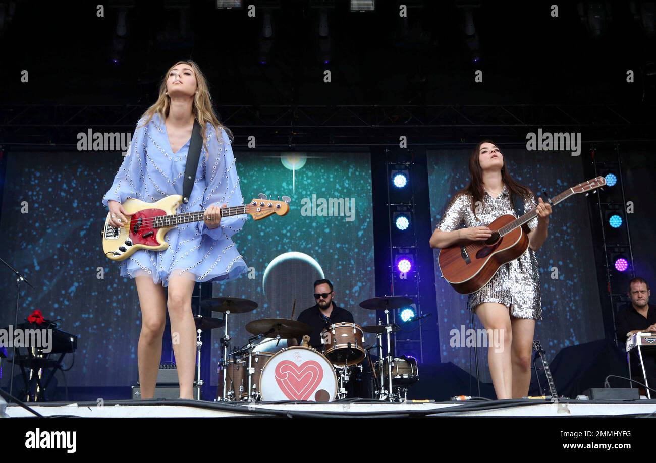 Klara Soderberg and Johanna Soderberg with First Aid Kit performs ...