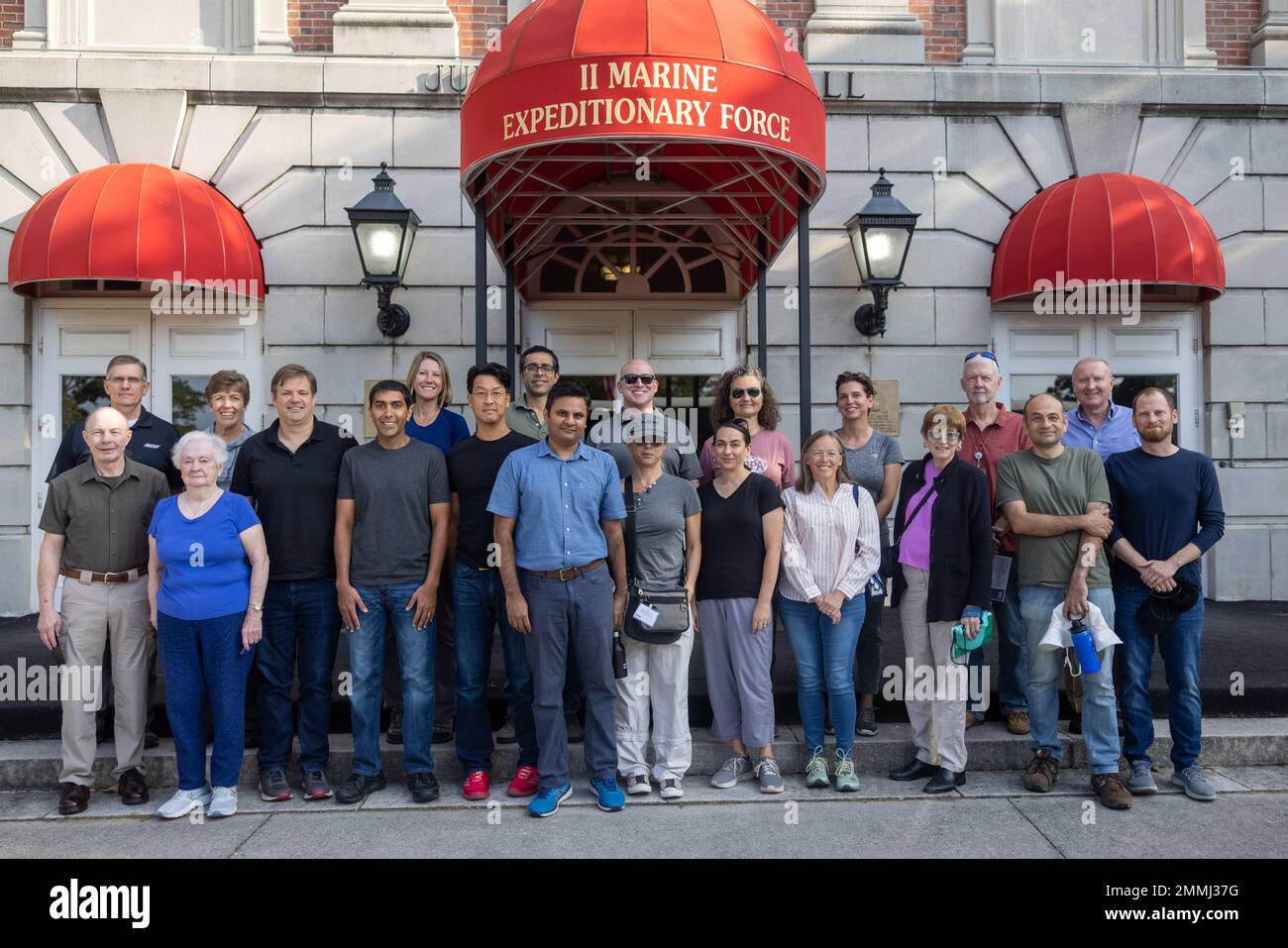 Members of the Defense Science Study Group pose for a picture at II ...