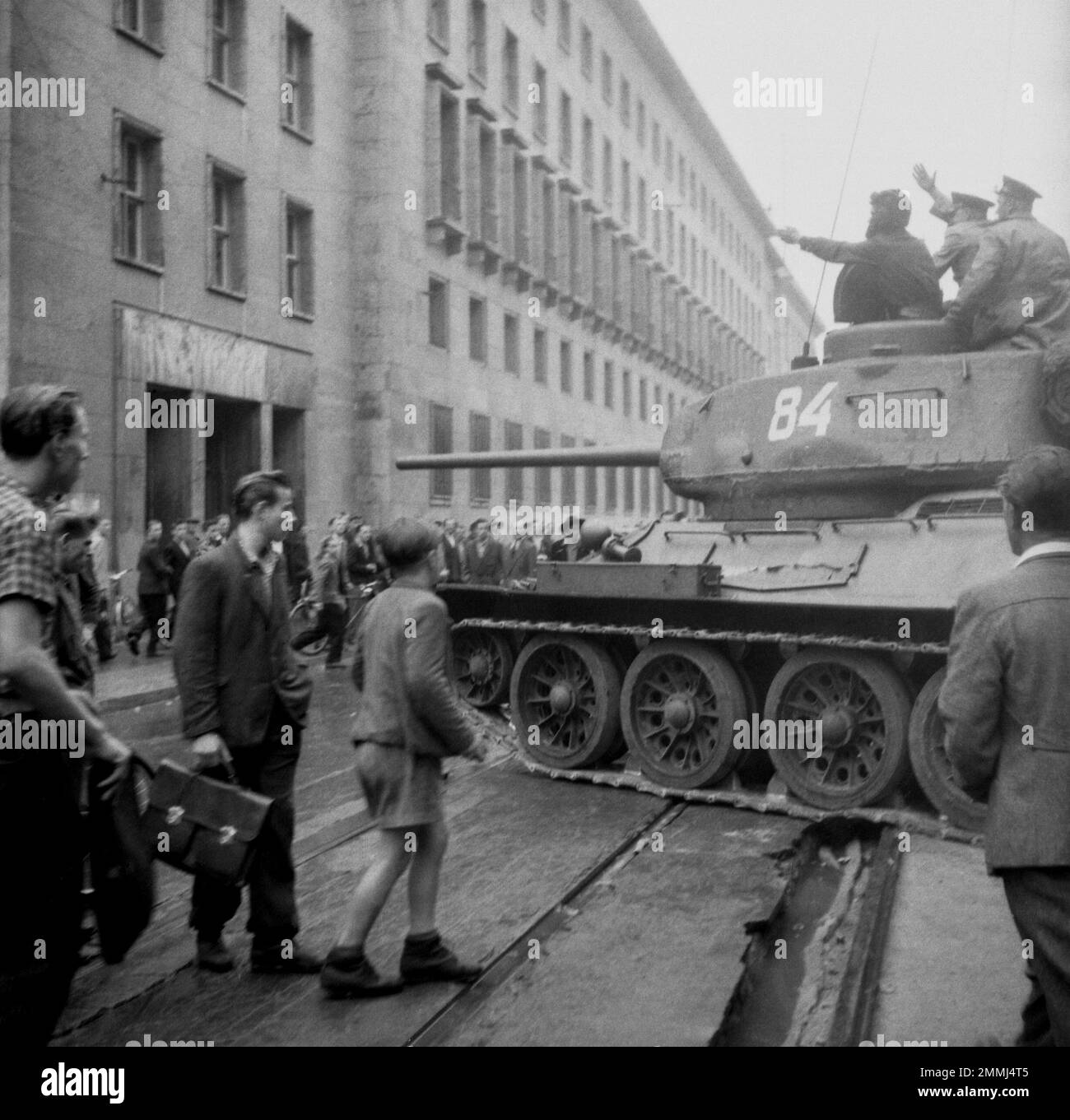 Russian Major General P.T Diprova, commander of Soviet garrison in East ...