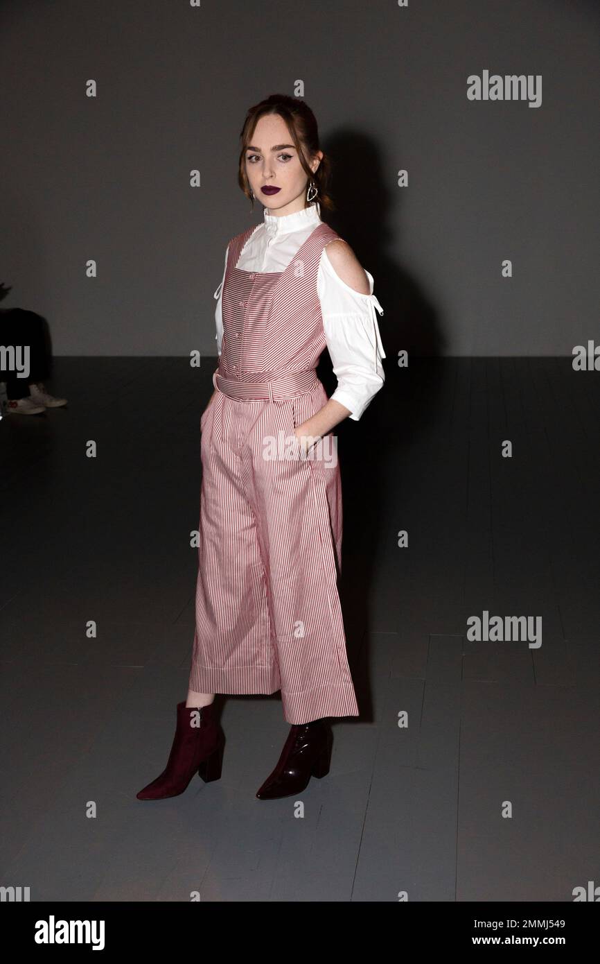 Actress Louisa Connolly-Burnham poses for photographers on arrival at ...