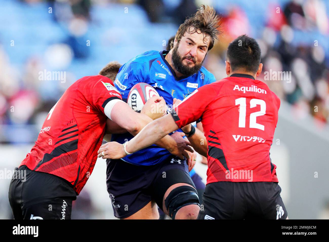 Kumagaya Rugby Stadium, Saitama, Japan. 28th Jan, 2023. Lood de Jager ...
