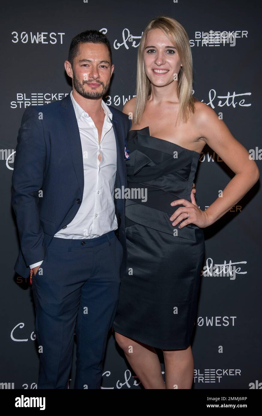 Jake Graf and Hannah Winterbourne attend a screening of "Colette" at ...