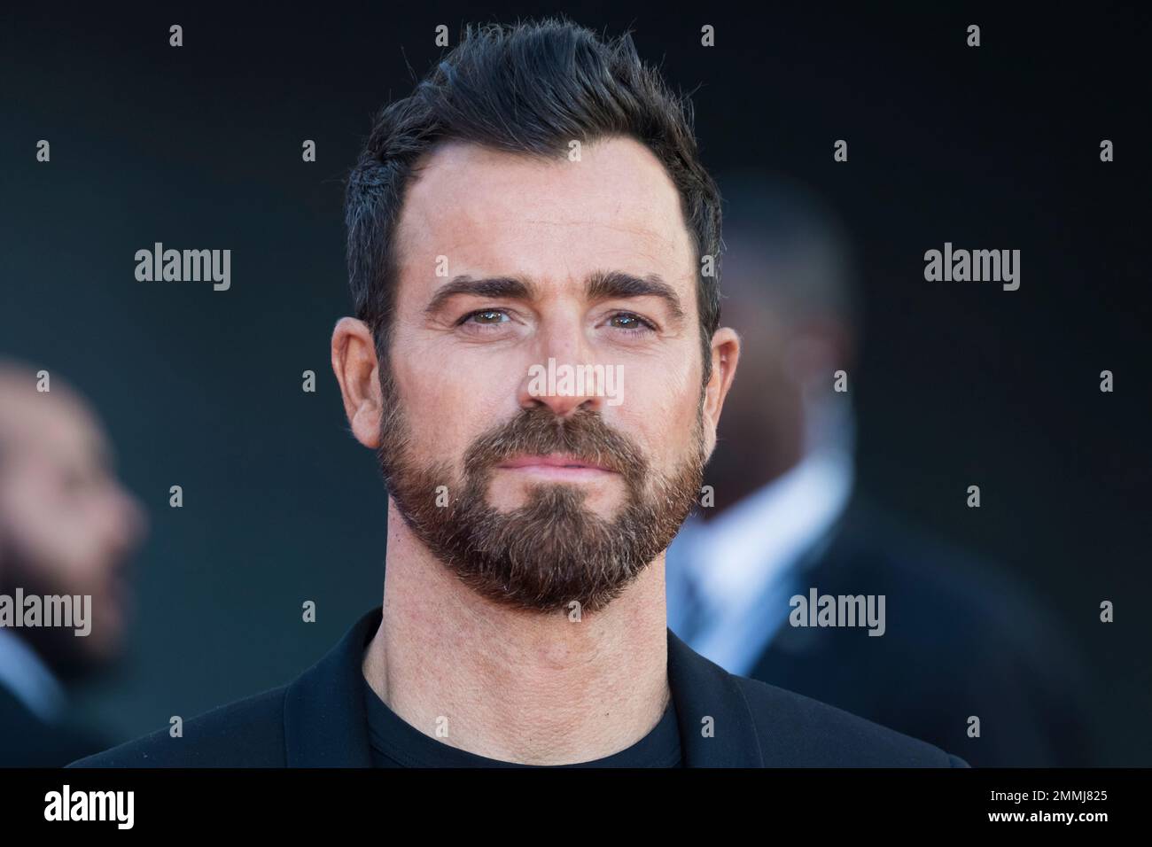 Actor Justin Theroux poses for photographers upon arrival at the world ...