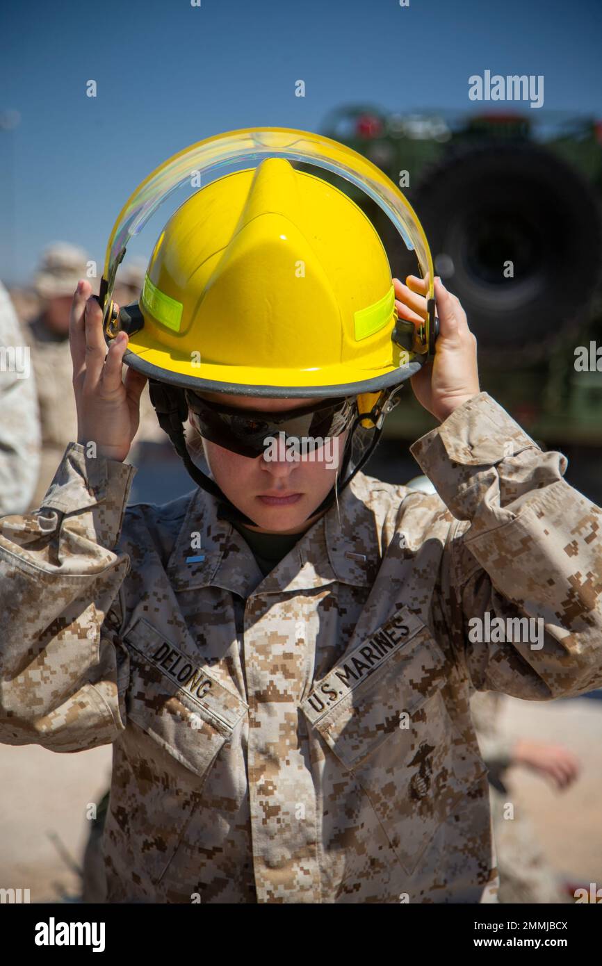 U.S. Marine Corps 1st Lt. Isabel Billinge, a combat engineer officer ...