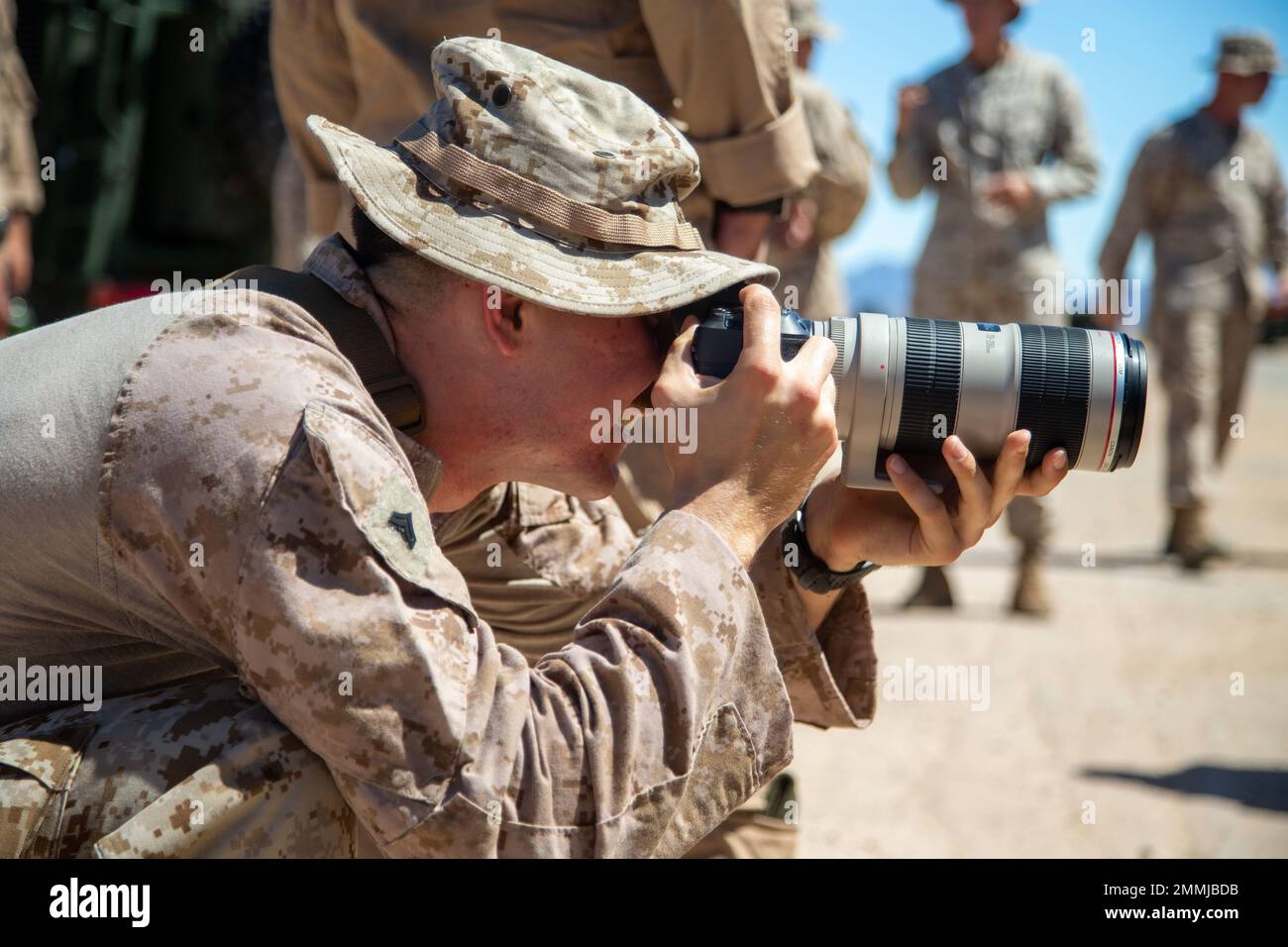 U.S. Marine Corps Cpl. Jackson Dukes, a combat graphics specialist from ...