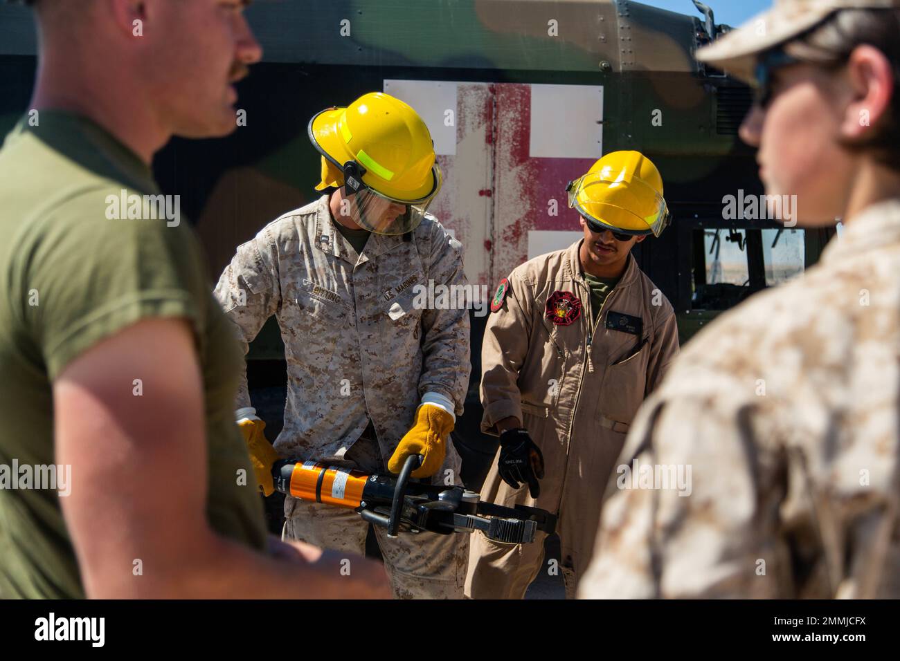 U.S. Marine Corps Cpl. Andrew Benitez from Dallas, Texas, an ...
