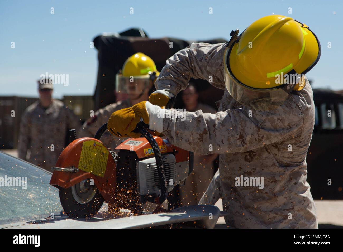 U.S. Marine Corps Capt. Richard Bitting Jr., a combat engineer officer ...