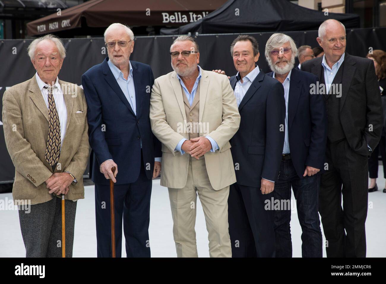 Actors Michael Gambon, from left, Michael Caine, Ray Winstone, Paul ...