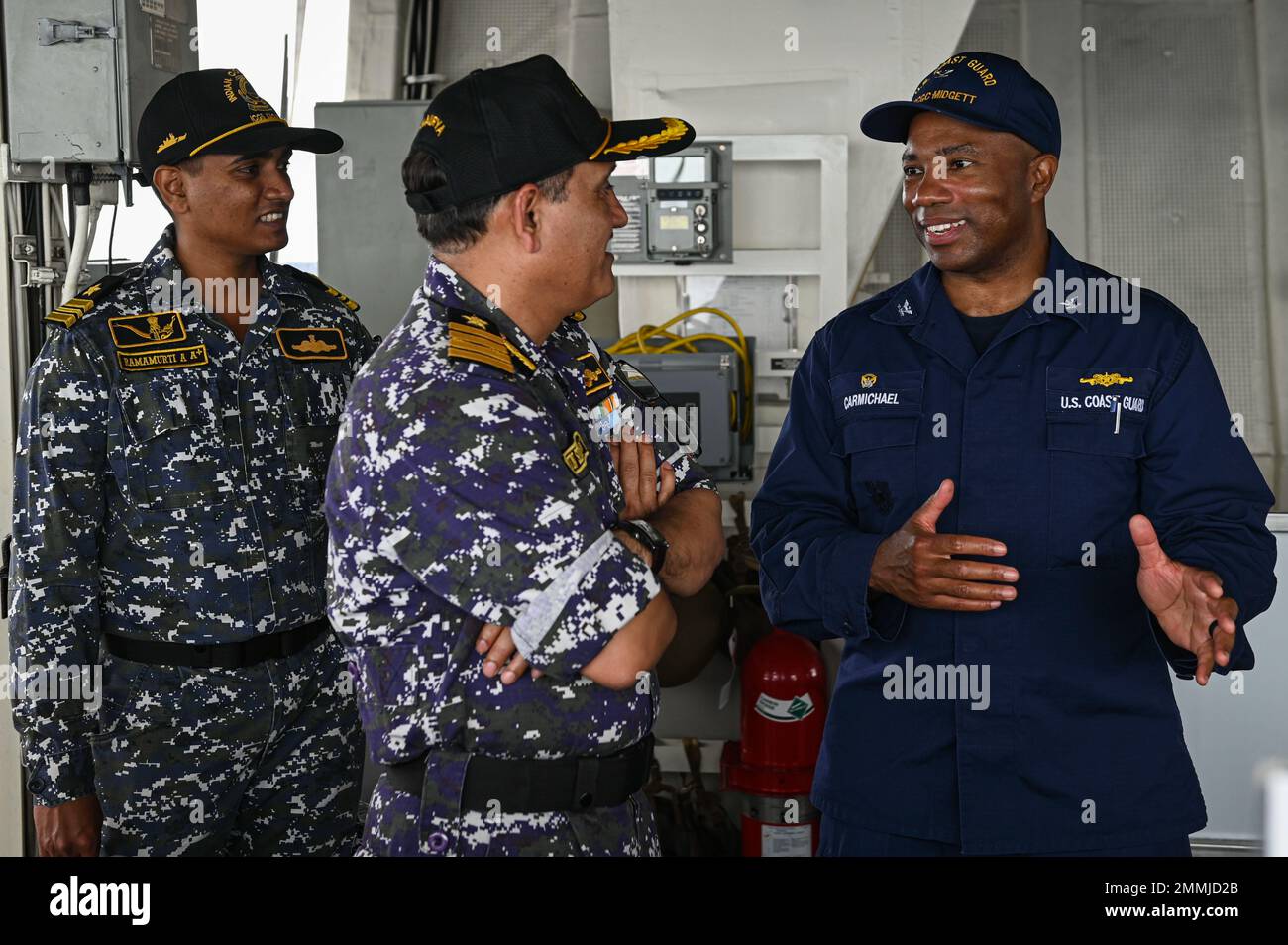 Capt. Willie Carmichael, commanding officer, U.S. Coast Guard Cutter ...