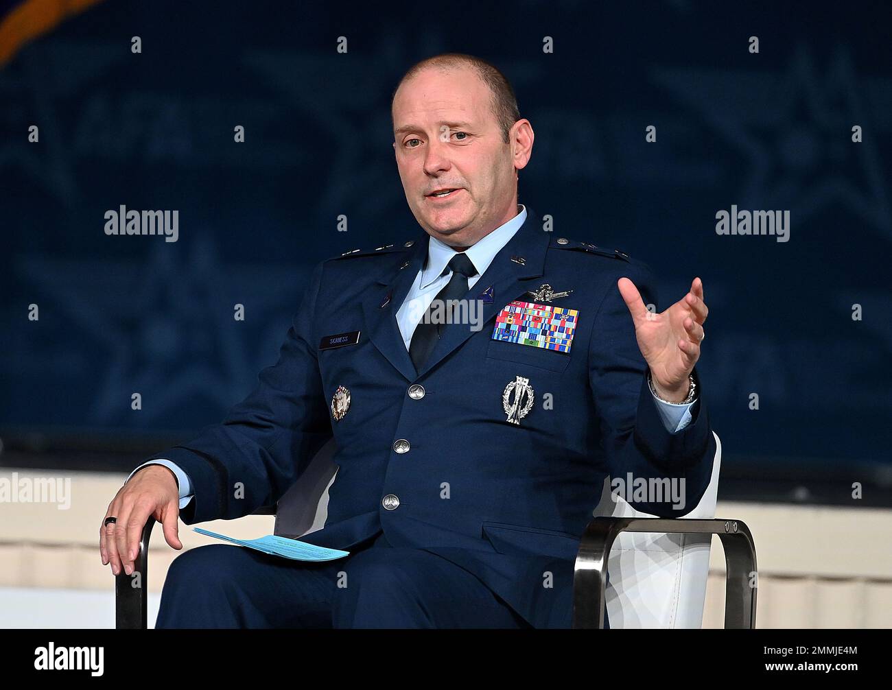U.S. Space Force Maj. Gen. Douglas A. Schiess, commander Combined Force ...