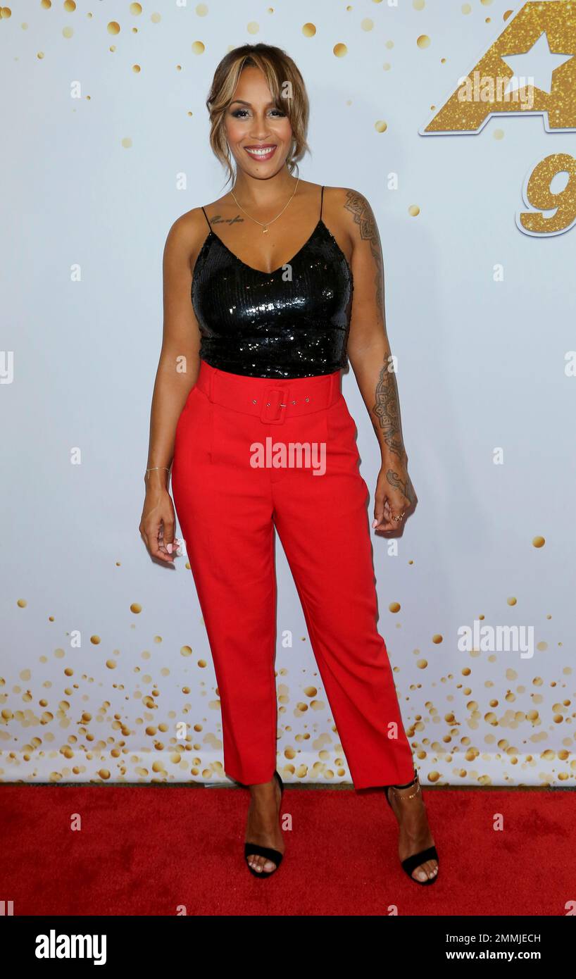 Singer Glennis Grace arrives at the "America's Got Talent" Season 13 ...