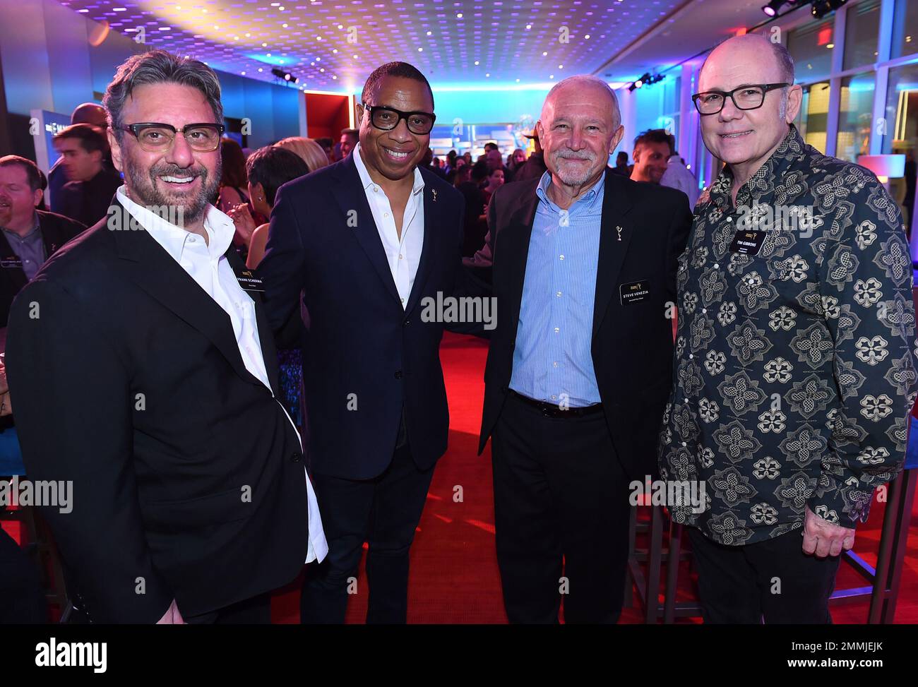 Frank Scherma, from left, Hayma Washington, Television Academy chairman ...