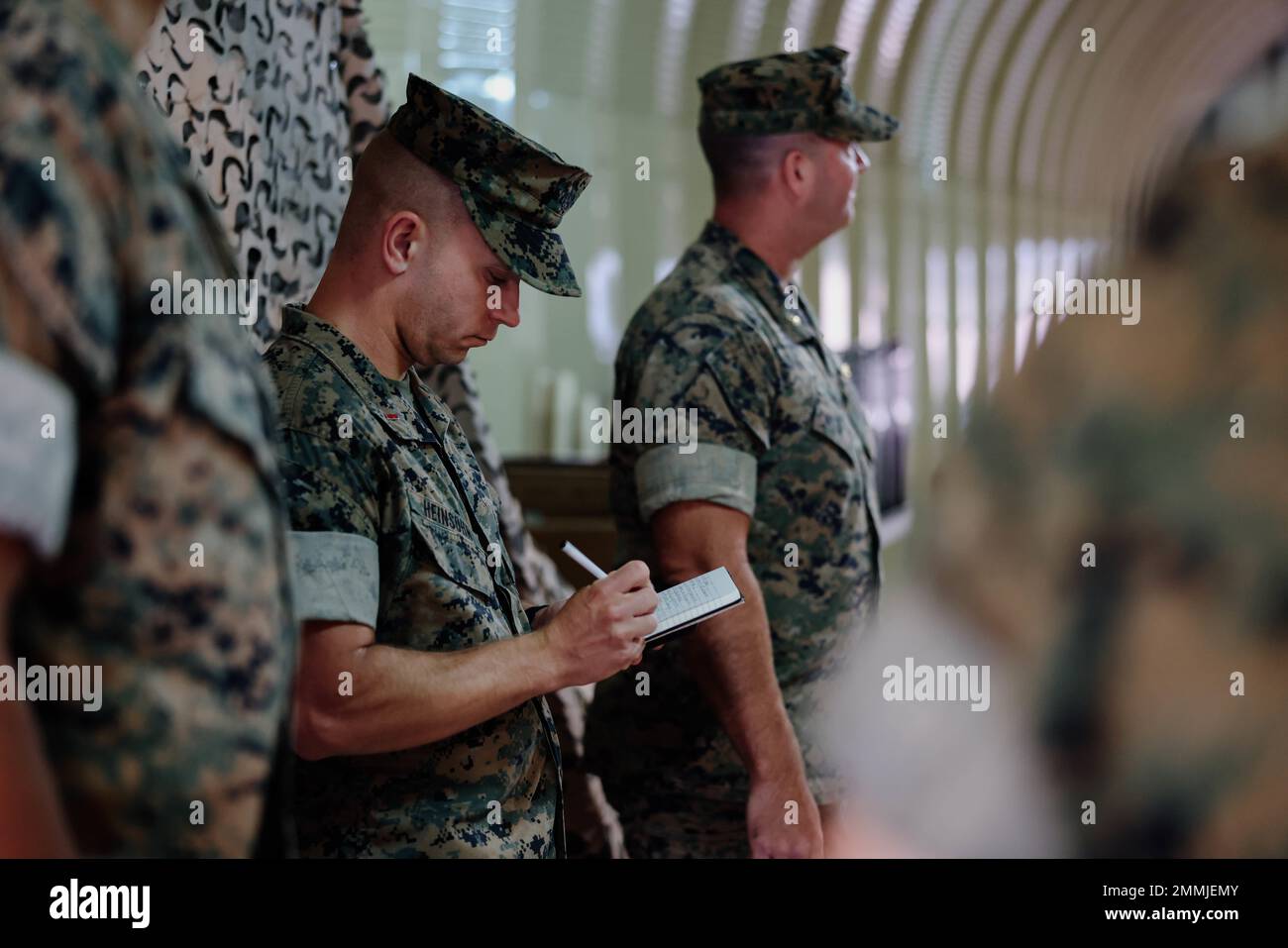 U.S. Marine Corps Chief Warrant Officer 3 Thomas Heinsohn, a food ...