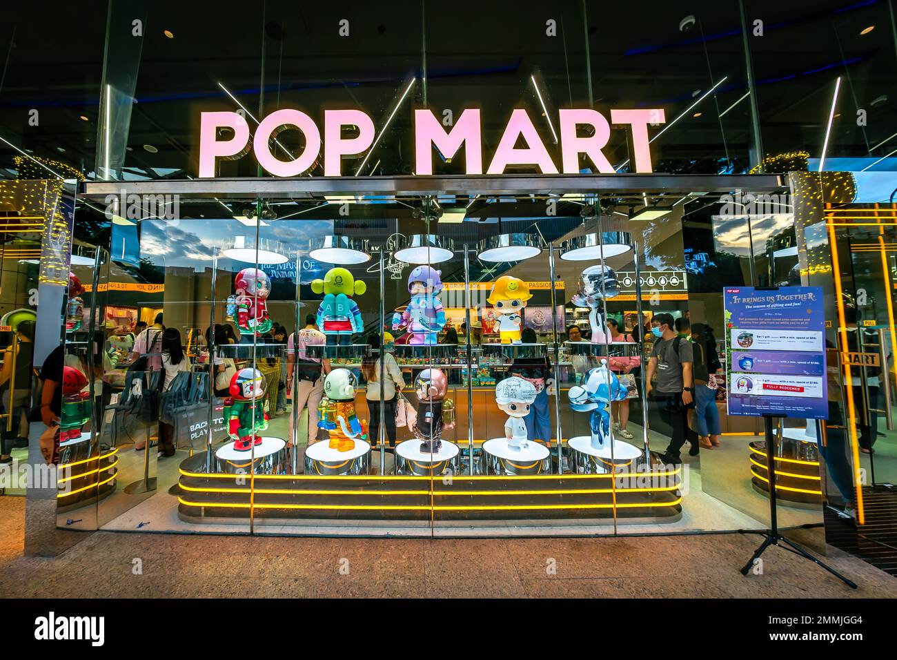 POP MART in Plaza Singapura. POP MART is the largest and fastest ...