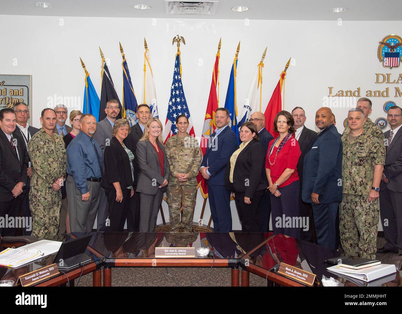 Defense Logistics Agency Aviation Leaders Met With Their DLA Land And