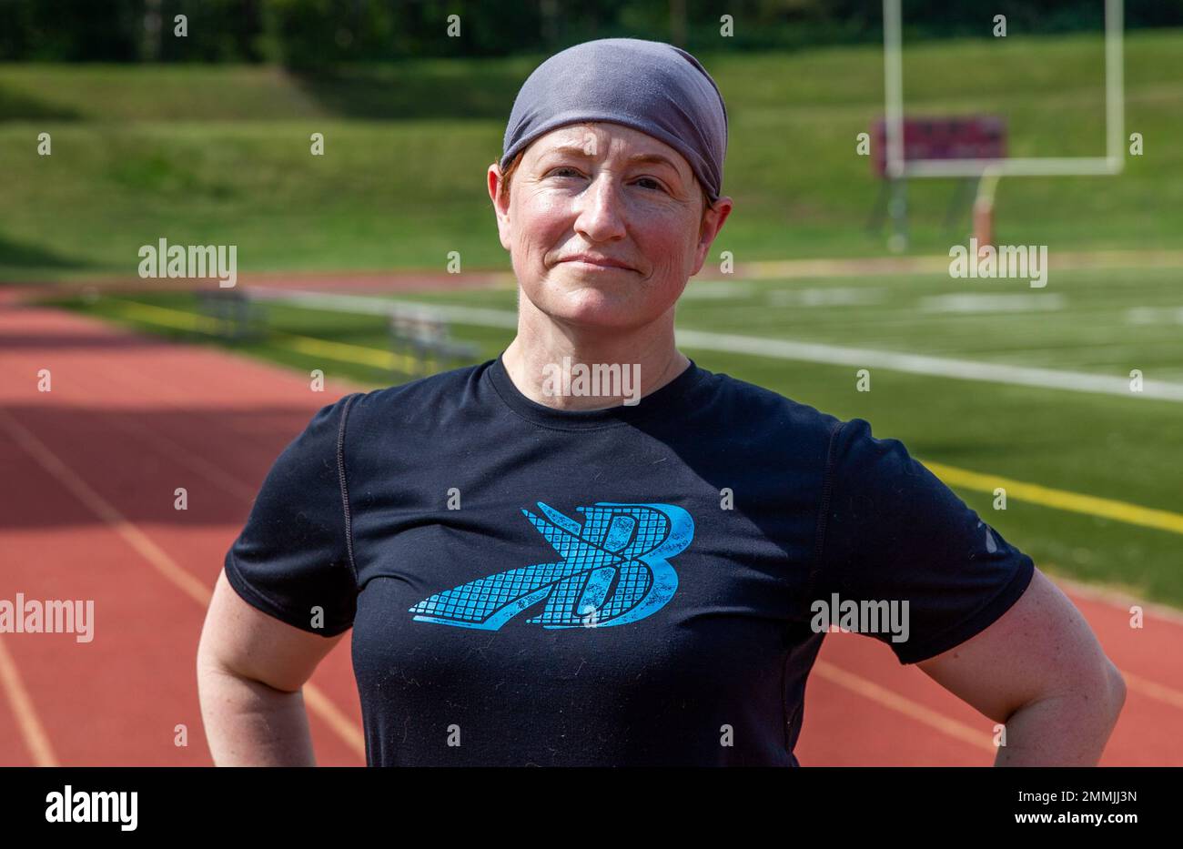 U.S. Marine Corps Gunnery Sgt. Nancy Wright, retired, poses for a photo ...