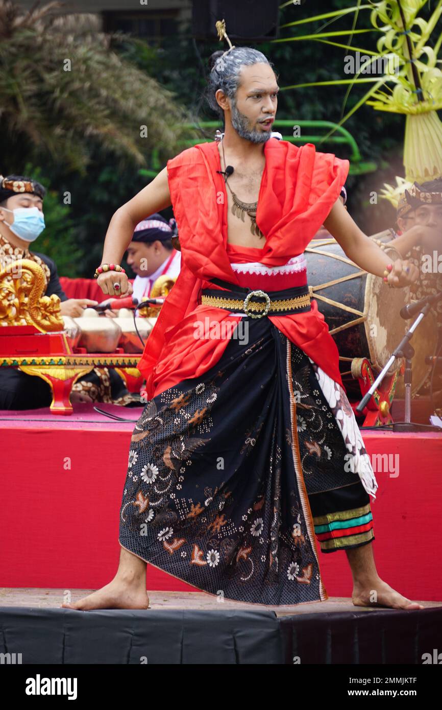 Indonesian perform traditional art on grebeg pancasila. Grebeg ...