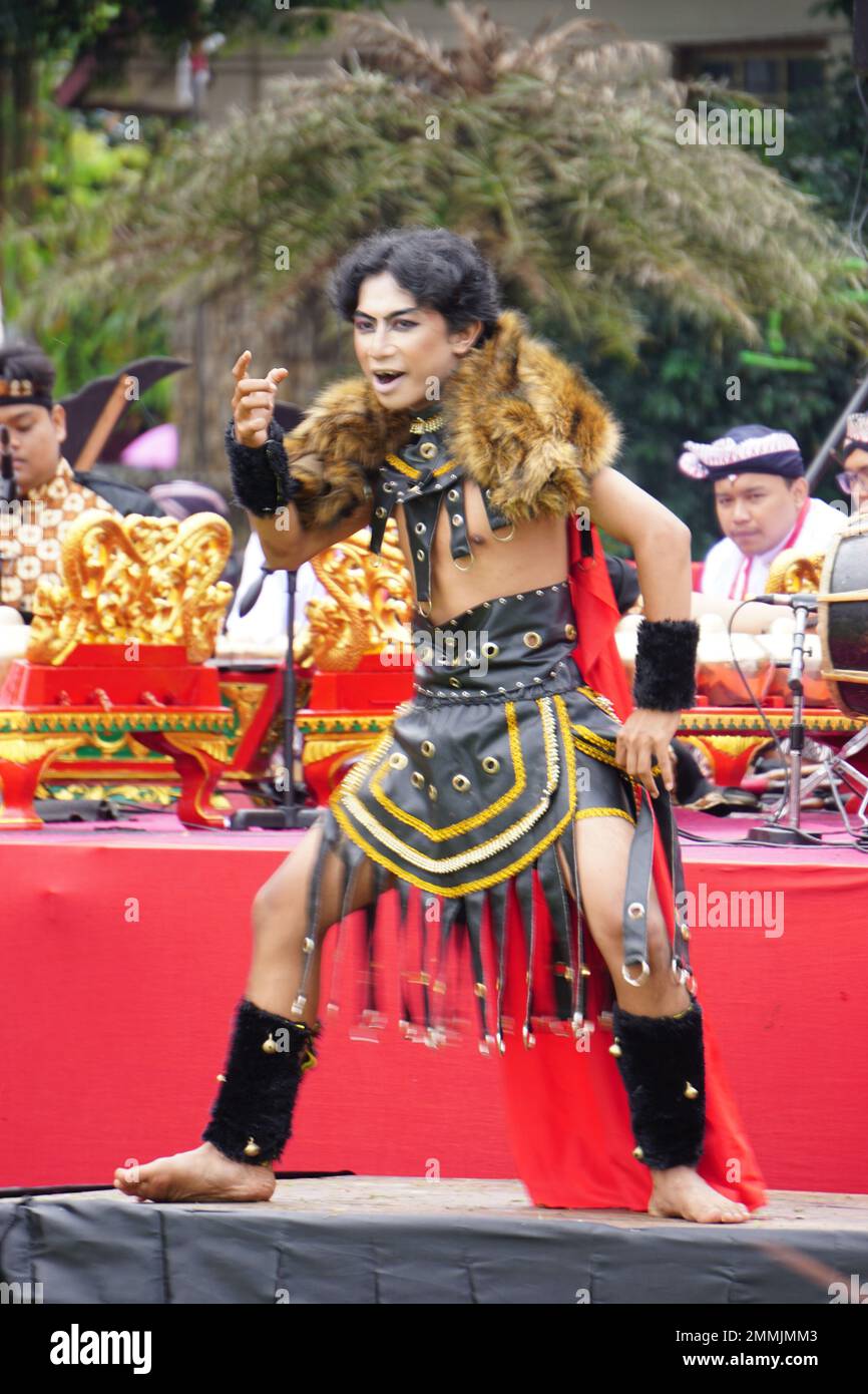 Indonesian perform traditional art on grebeg pancasila. Grebeg ...