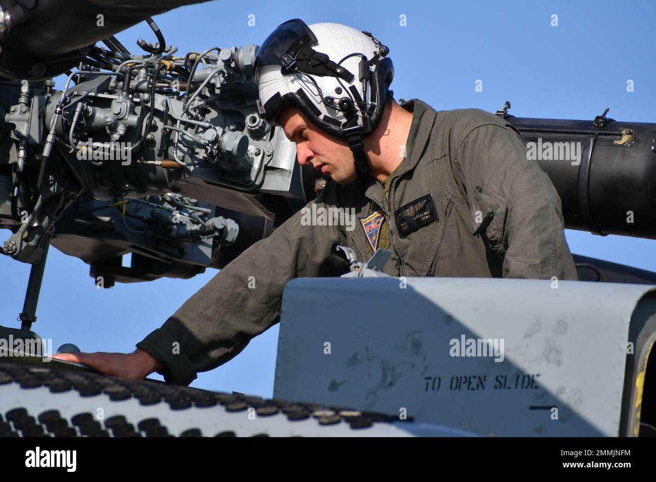 Staff Sgt. Matthew Hotelling, H-53 Military Branch deputy and CH-53 ...