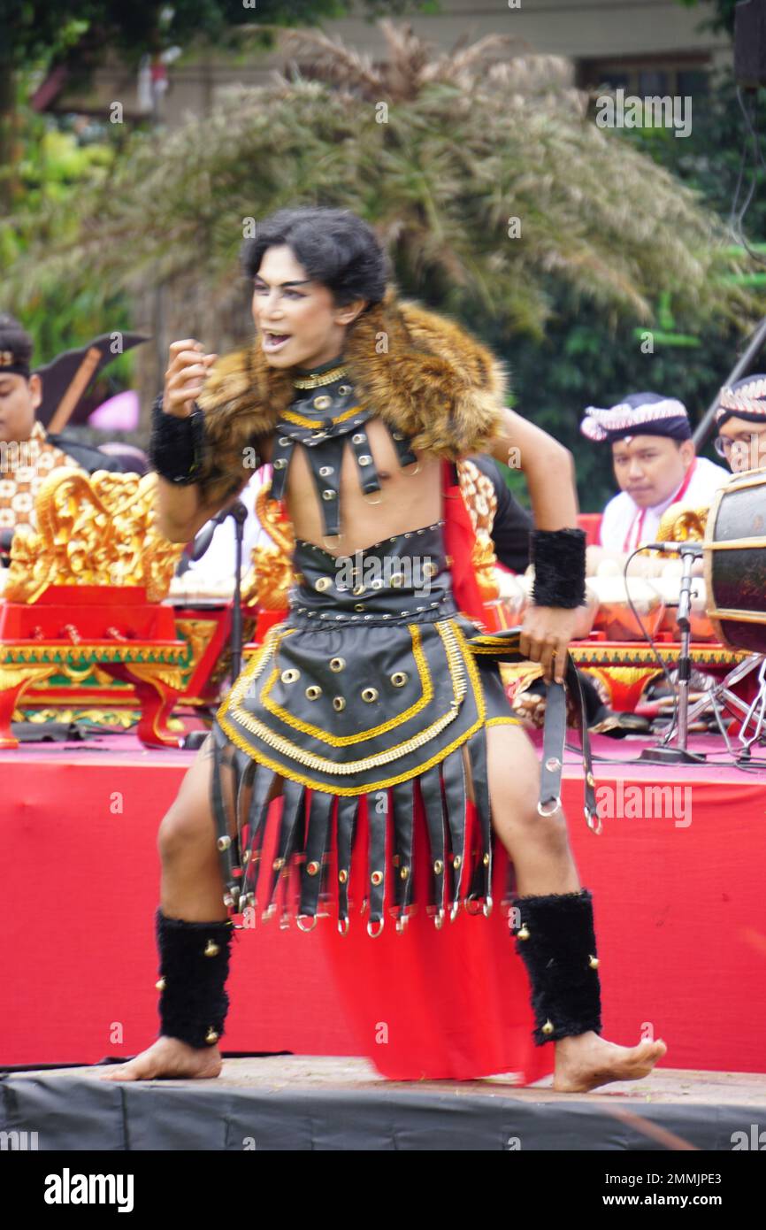 Indonesian perform traditional art on grebeg pancasila. Grebeg ...