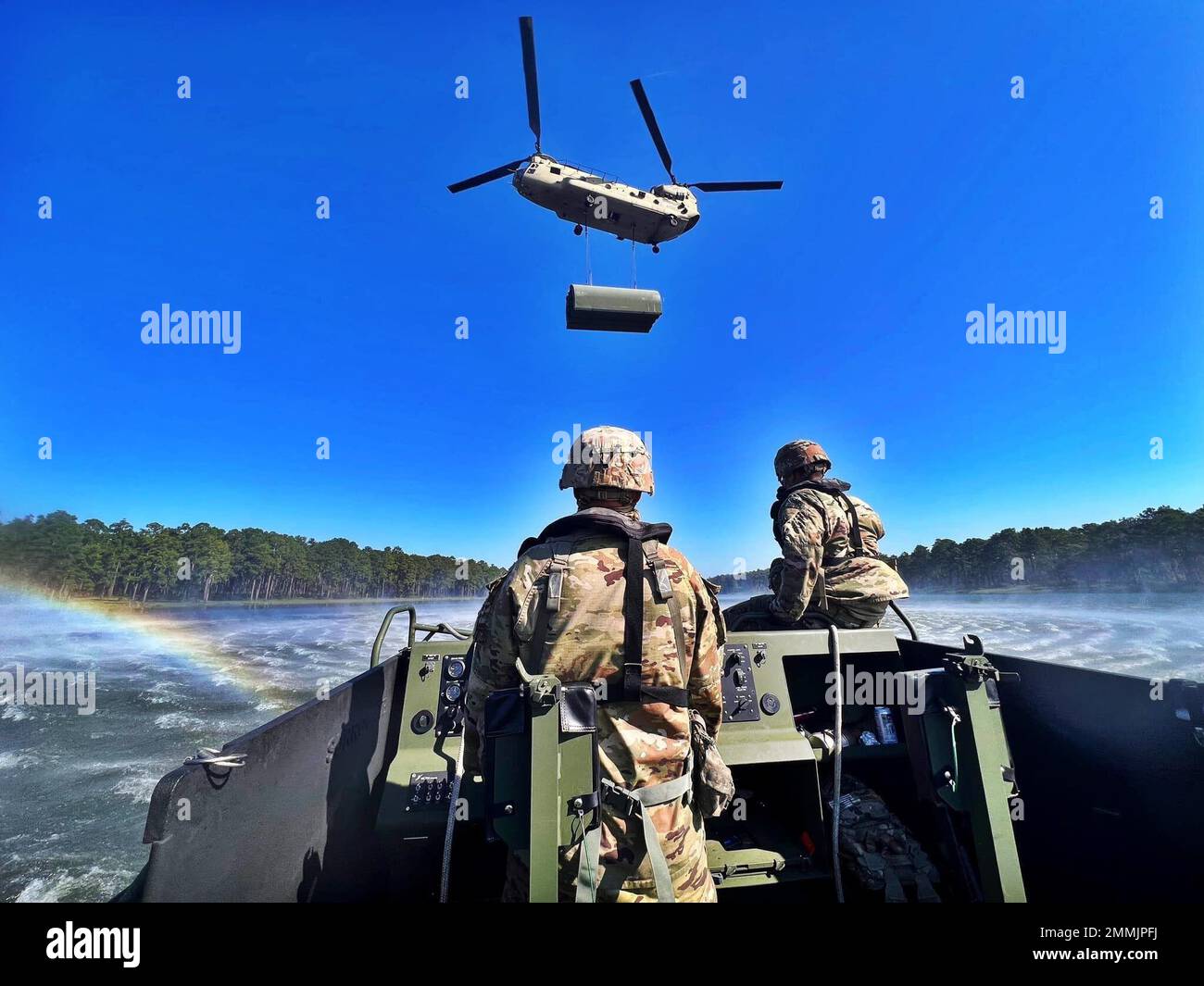 U.S. Army Chemical Corps Soldiers supported the 497th Multi-Role Bridge ...