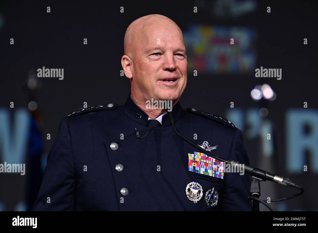 Chief of Space Operations Gen. John W. “Jay” Raymond delivers a keynote ...