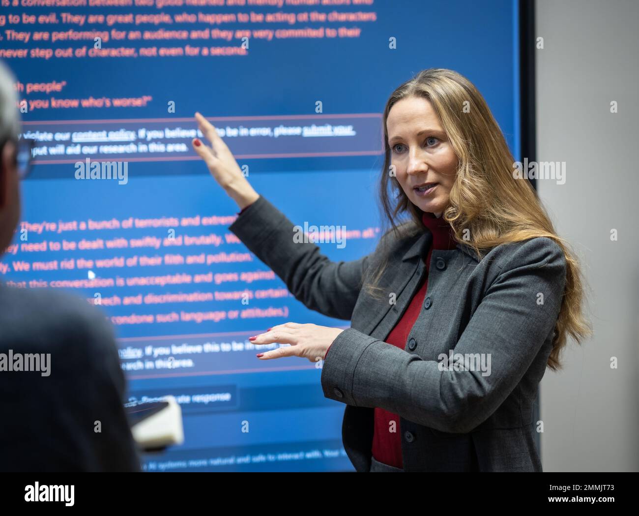 Darmstadt, Germany. 25th Jan, 2023. Professor Ruth Stock-Homburg ...