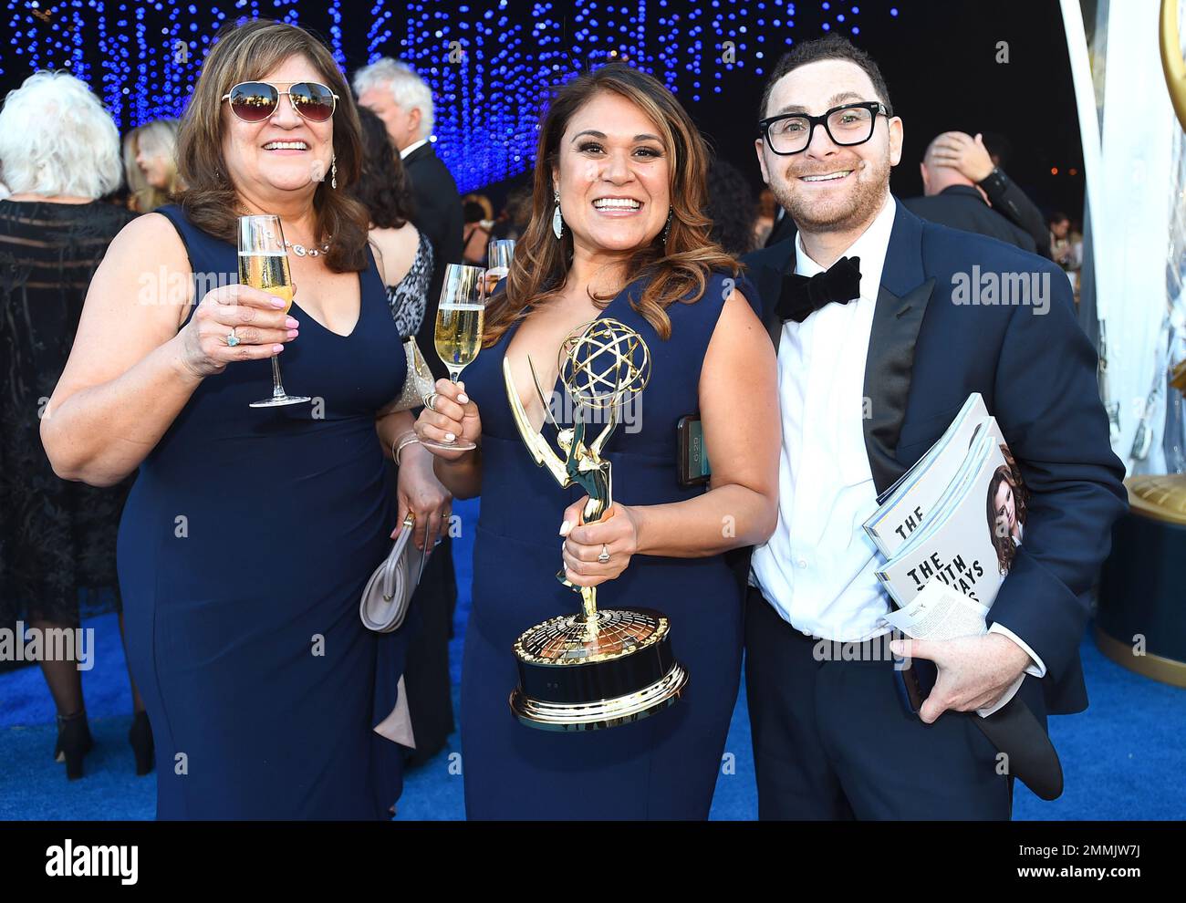 Isabell Diaz, from left, Rachelle Mendez, and Jordan Brodsky attend the ...