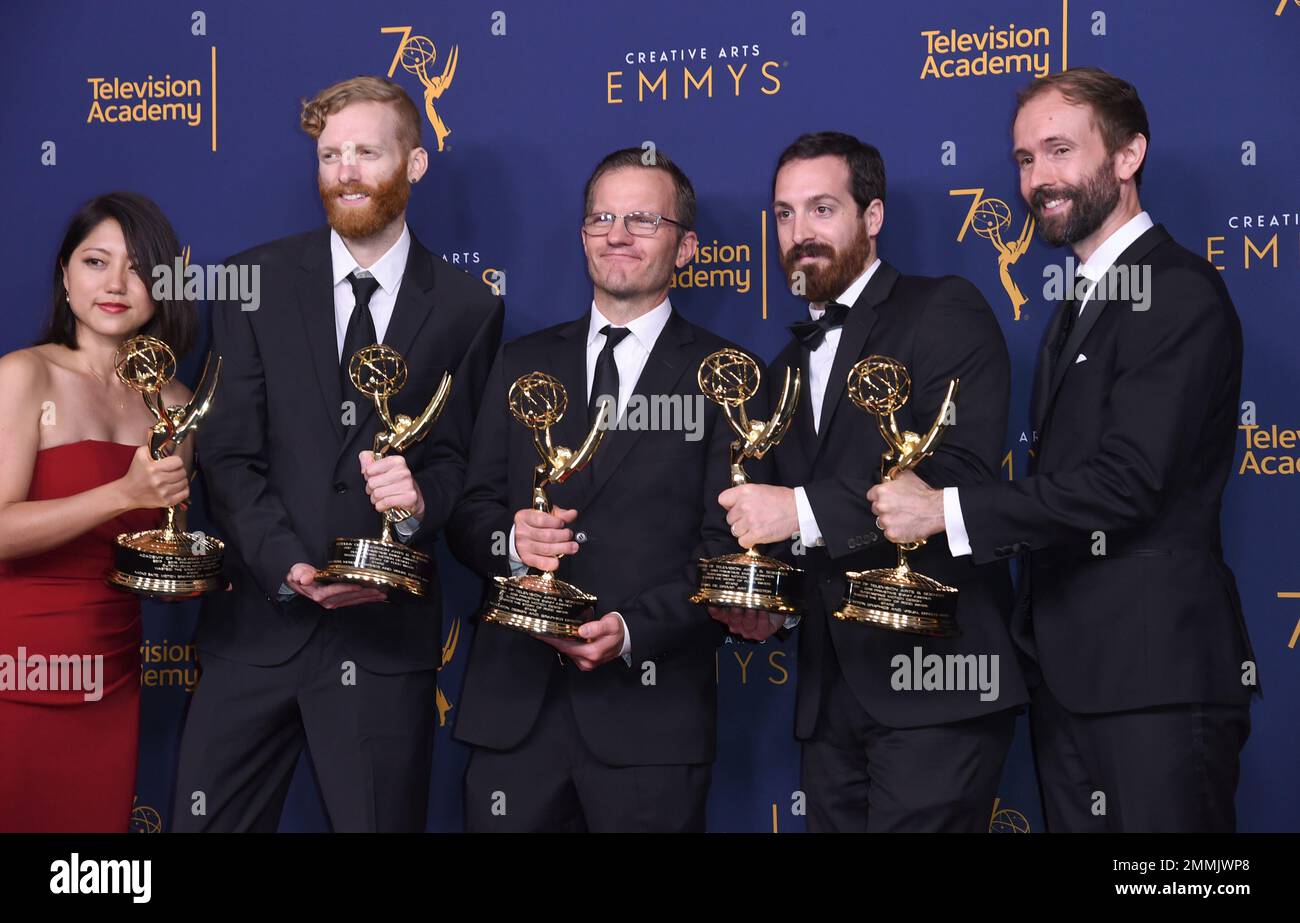 Naoko Saito, from left, Ryan Frost, Mike Houston, Daniel de Graaf and ...
