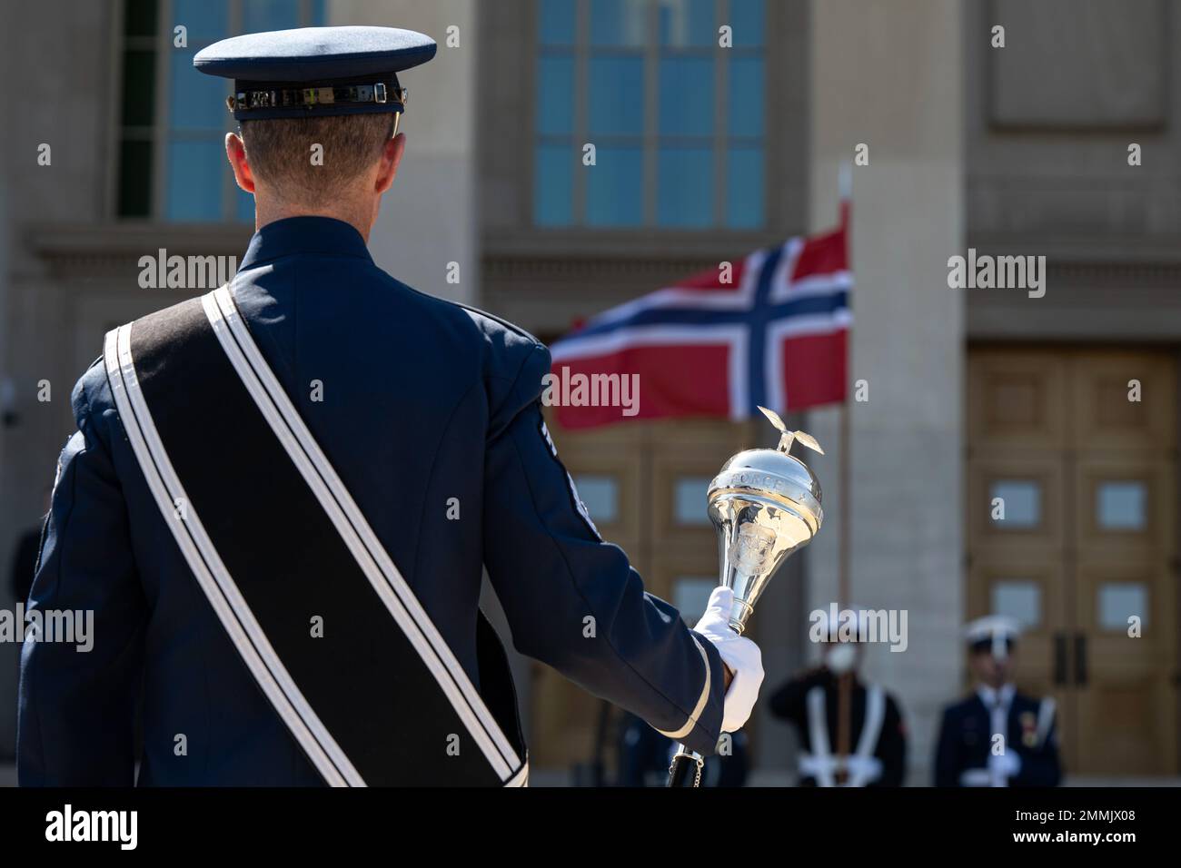 Secretary of Defense Lloyd J. Austin III and Norwegian Defense Minister ...