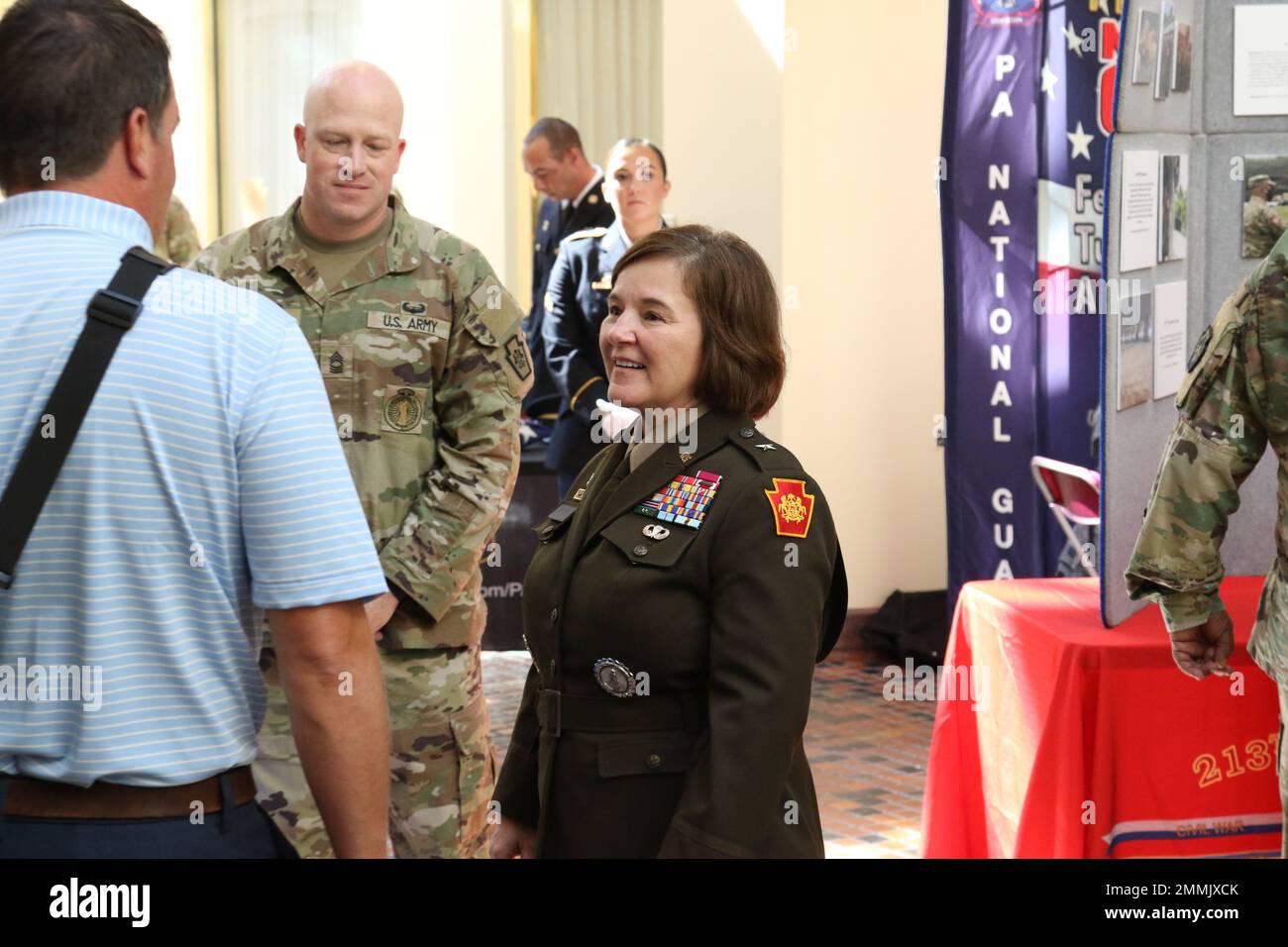 U.S. Army Brig. Gen. Laura McHugh, the Deputy Adjutant General-Army of ...