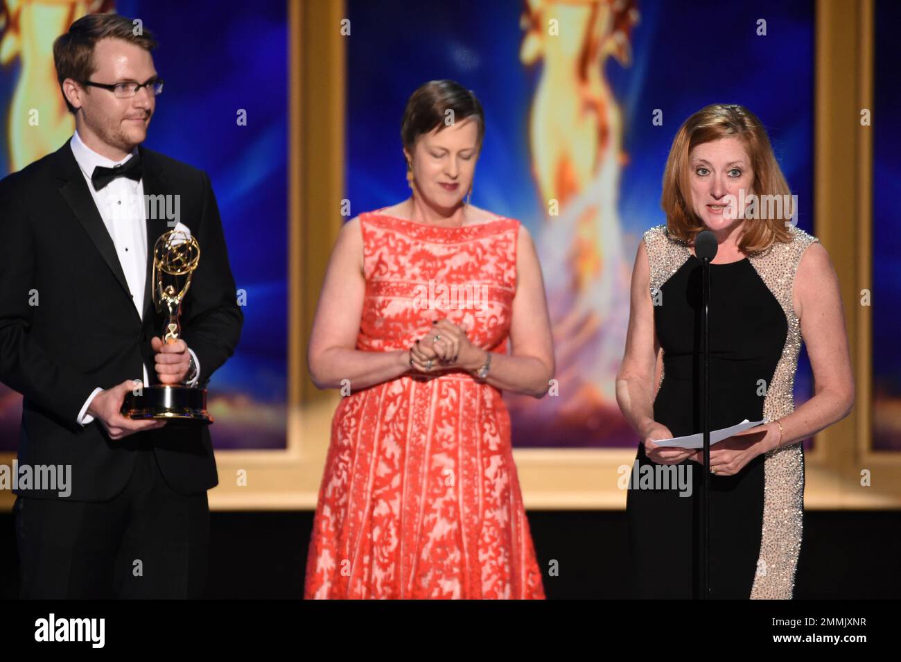 EXCLUSIVE - David Crawford, Ellen Fitton, and Camille Schrader, accept ...
