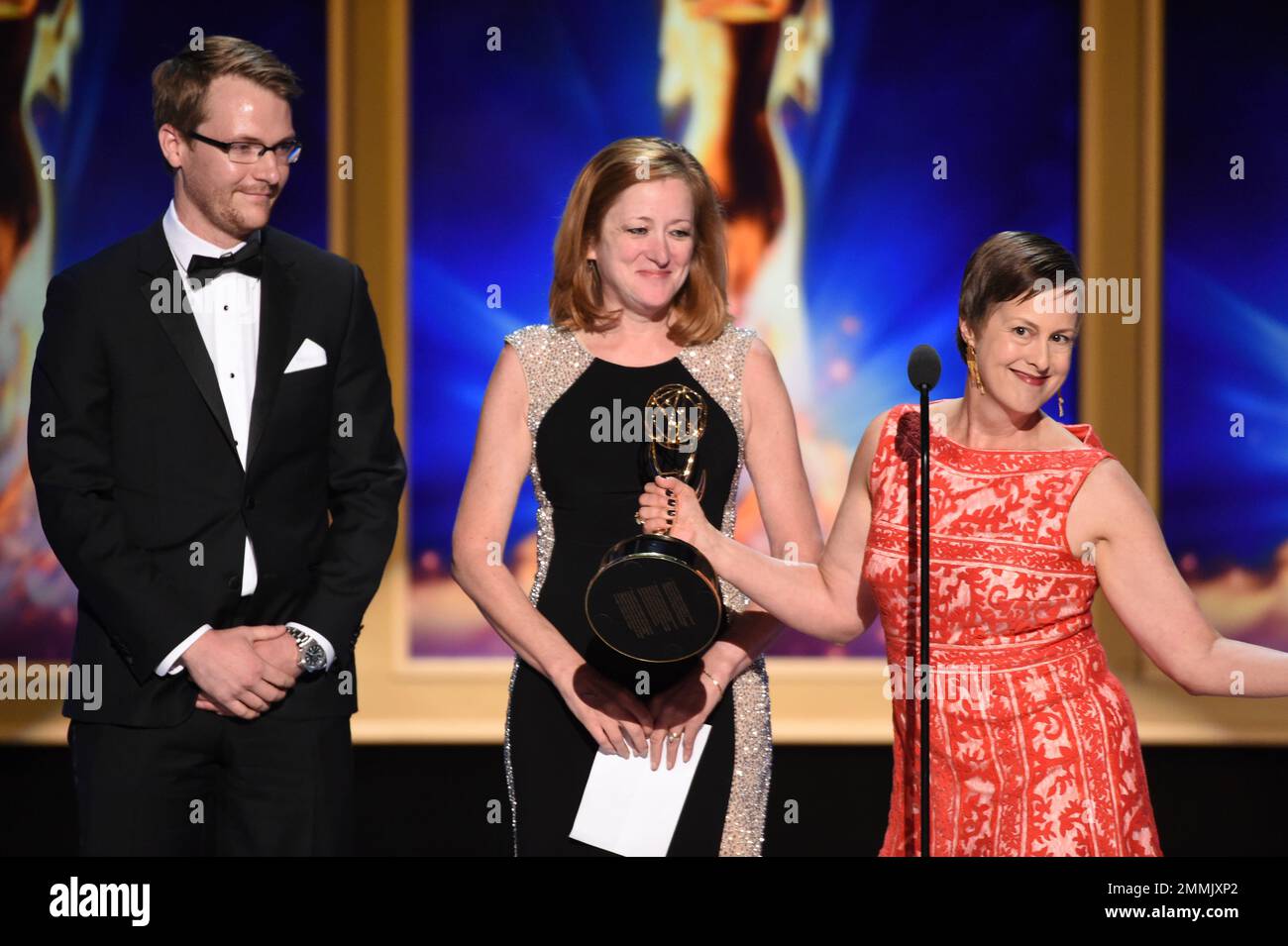 EXCLUSIVE - David Crawford, Ellen Fitton, and Camille Schrader, accept ...