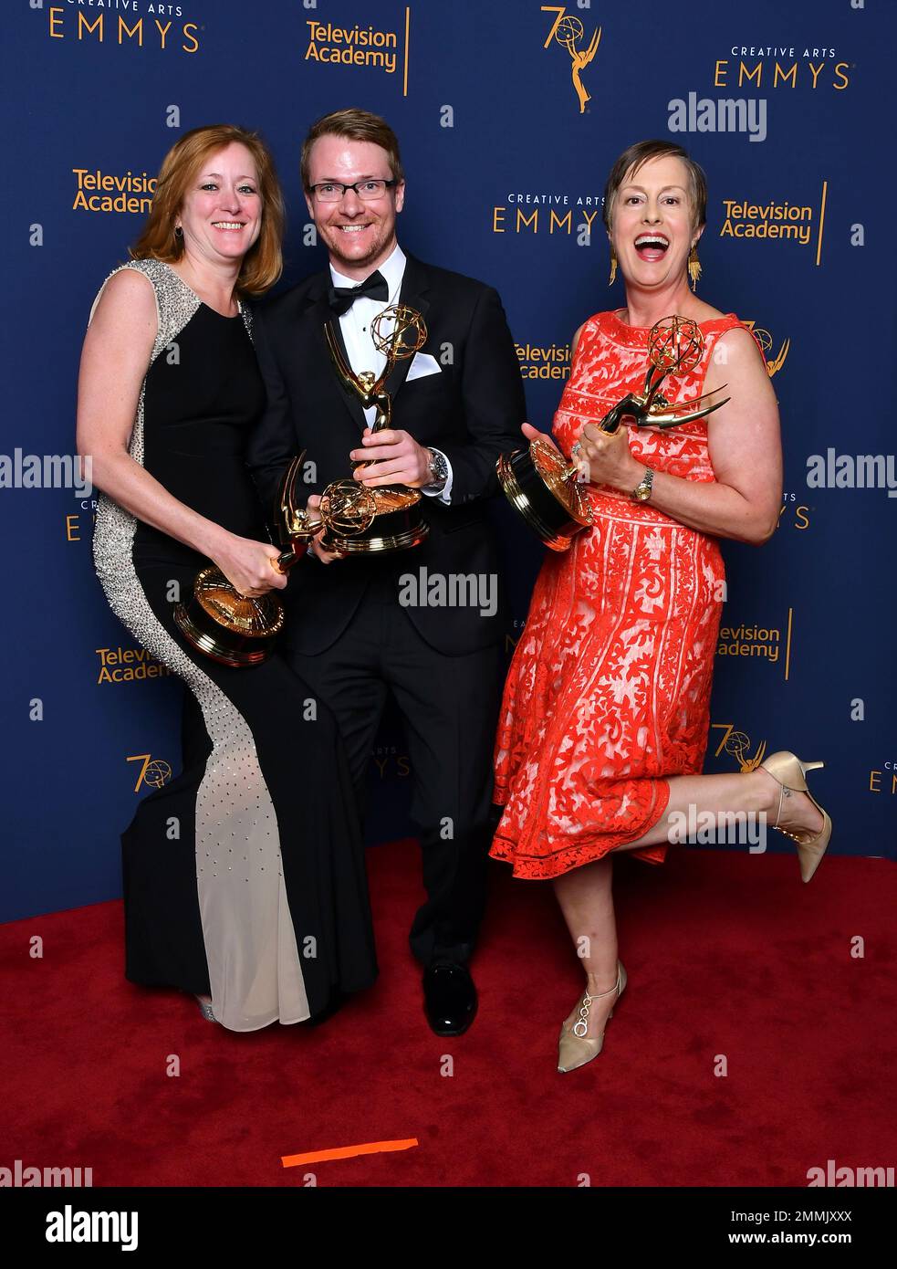 Ellen Fitton, David Crawford and Camille Schrader, winners of the award ...