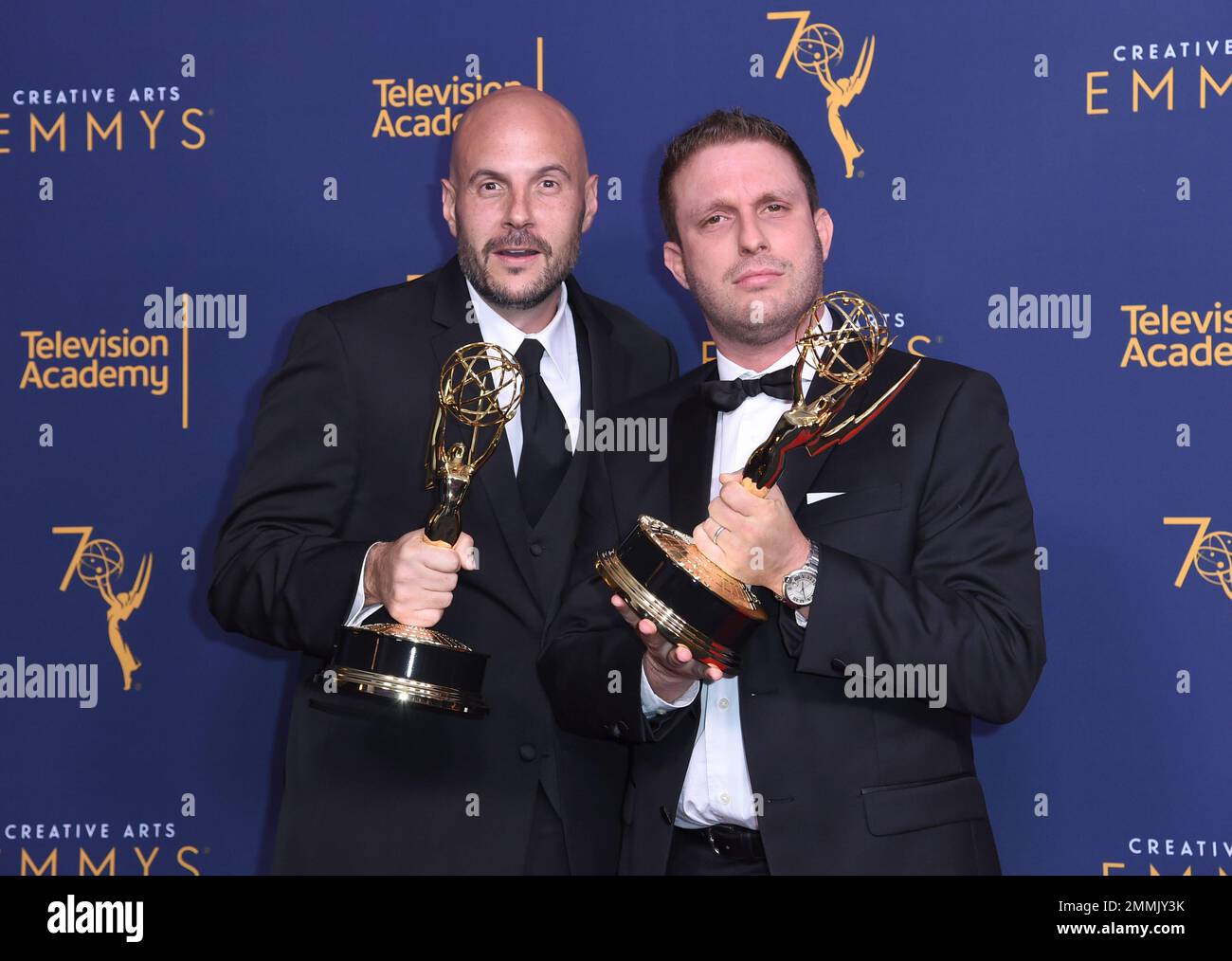 Eric Pankowski, left, and Benjamin Green winners of the award for ...