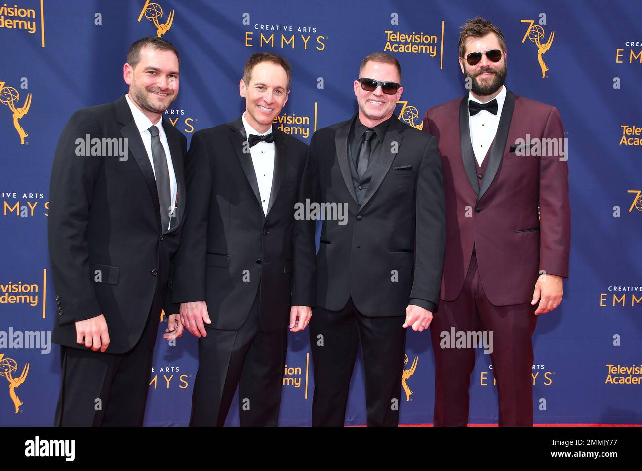 Brad Holcman, from left, Peter Field, Tom Greenhut, and Carl Swanson ...