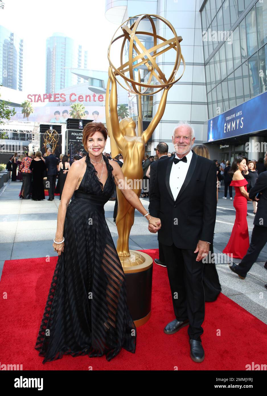 Mark McIntire, right, and Natalie Alexander arrive at night two of the ...
