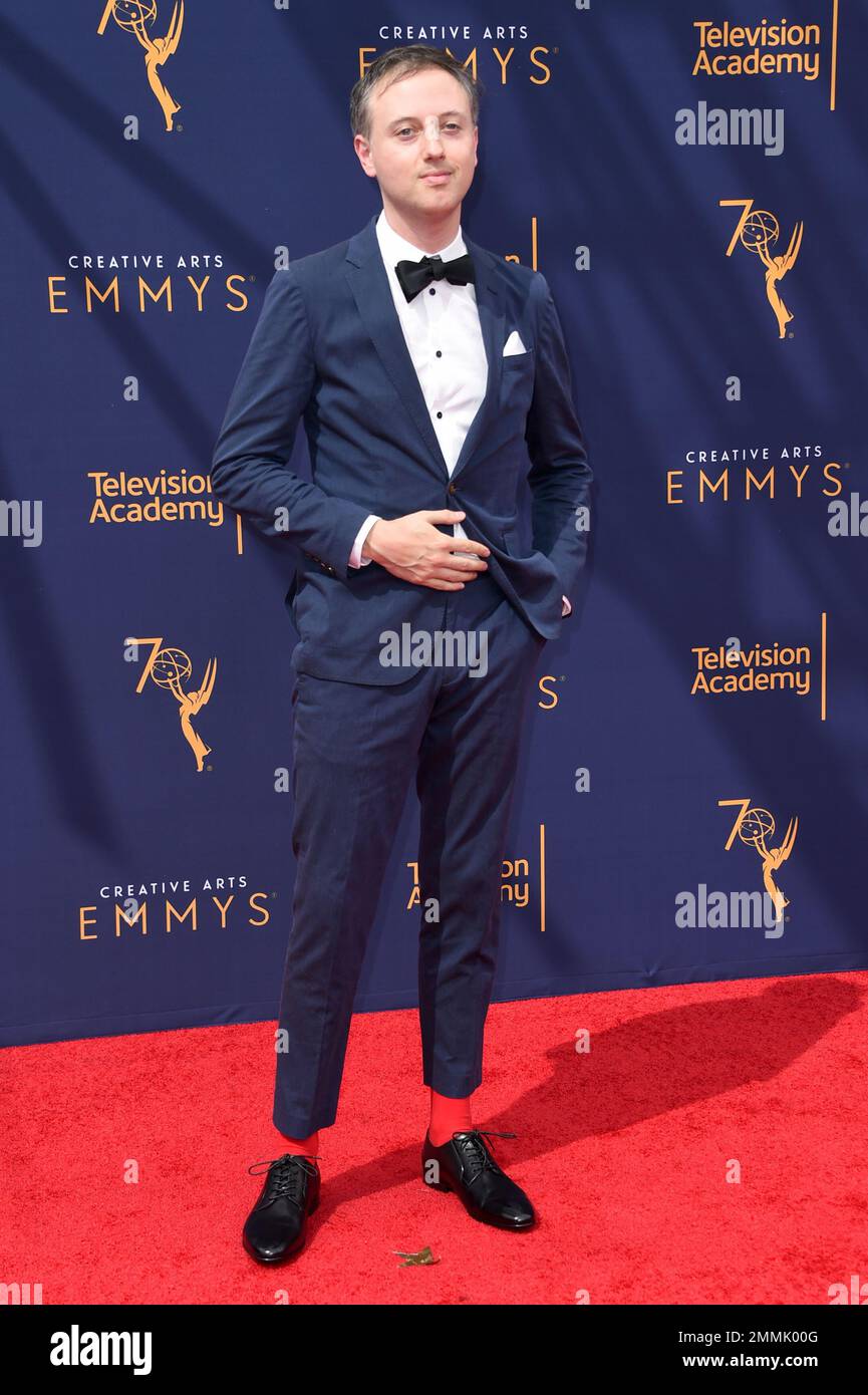 Elliot Thompson arrives at night two of the Creative Arts Emmy Awards ...